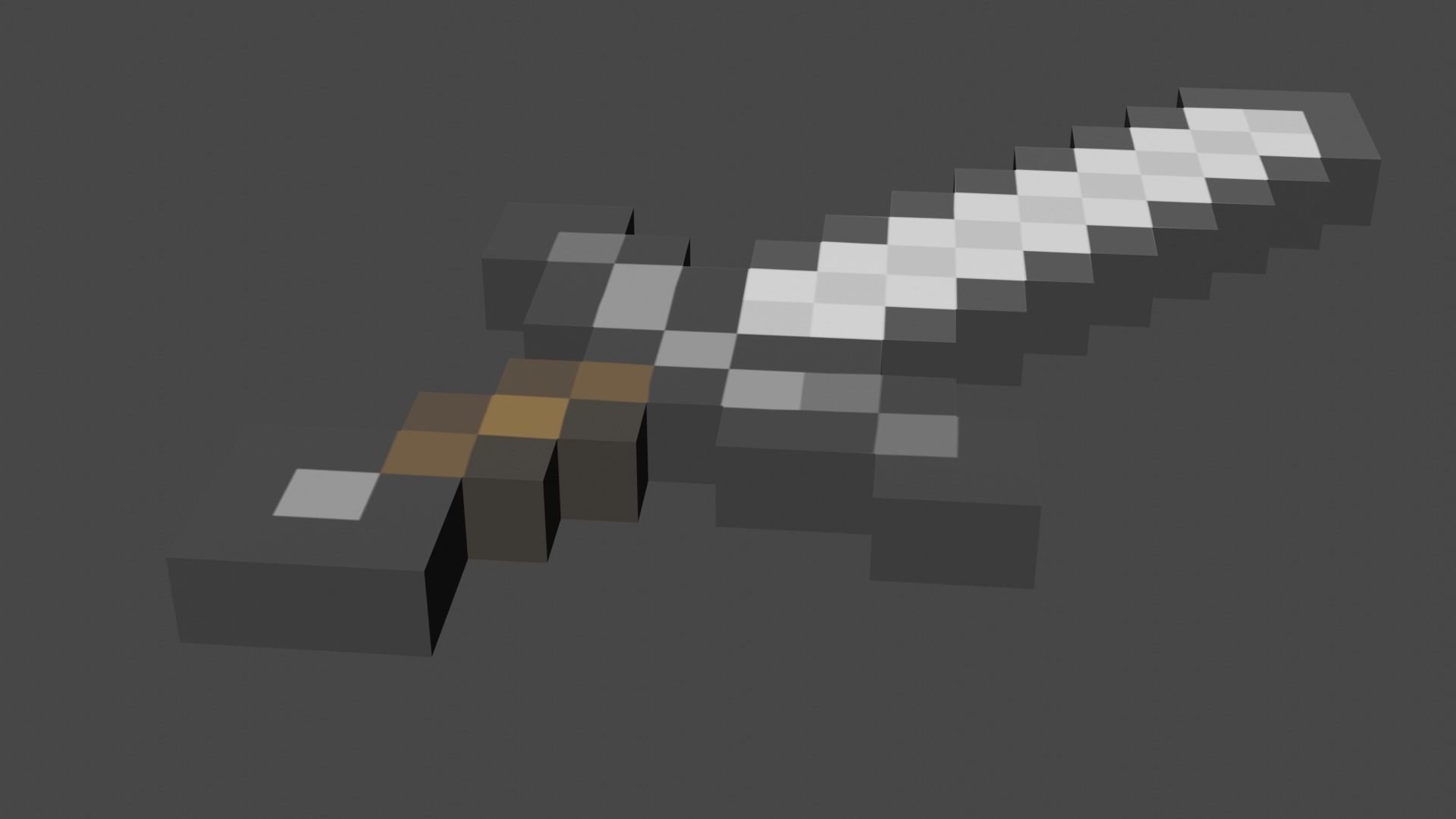 3D model MINECRAFT IRON TOOL PACK 3D MODEL VR / AR / low-poly | CGTrader