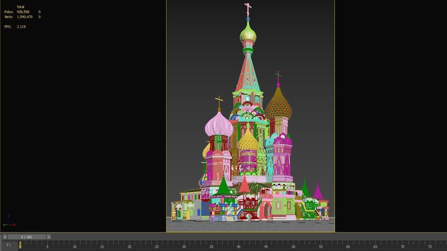 The Moscow Kremlin 3D model | CGTrader