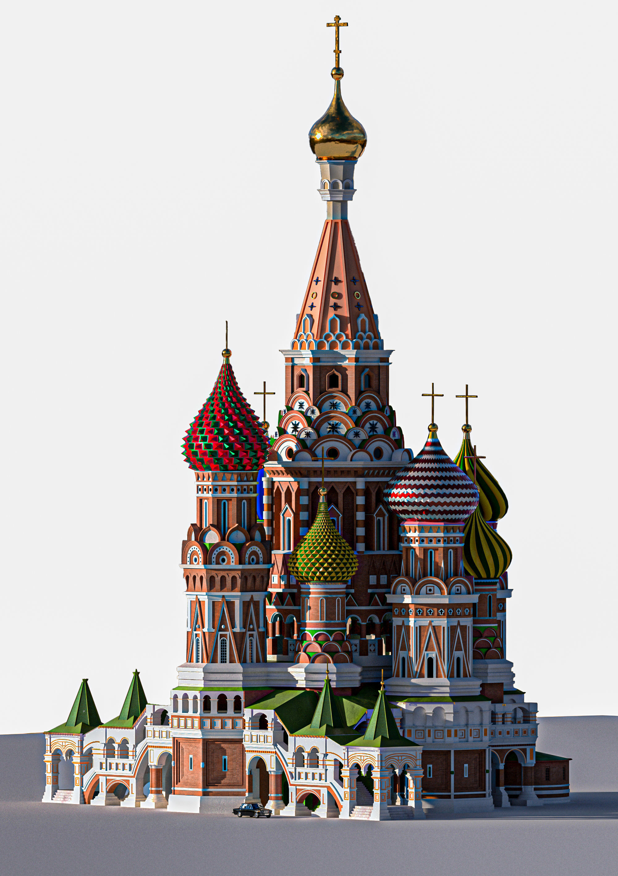 The Moscow Kremlin 3D model | CGTrader