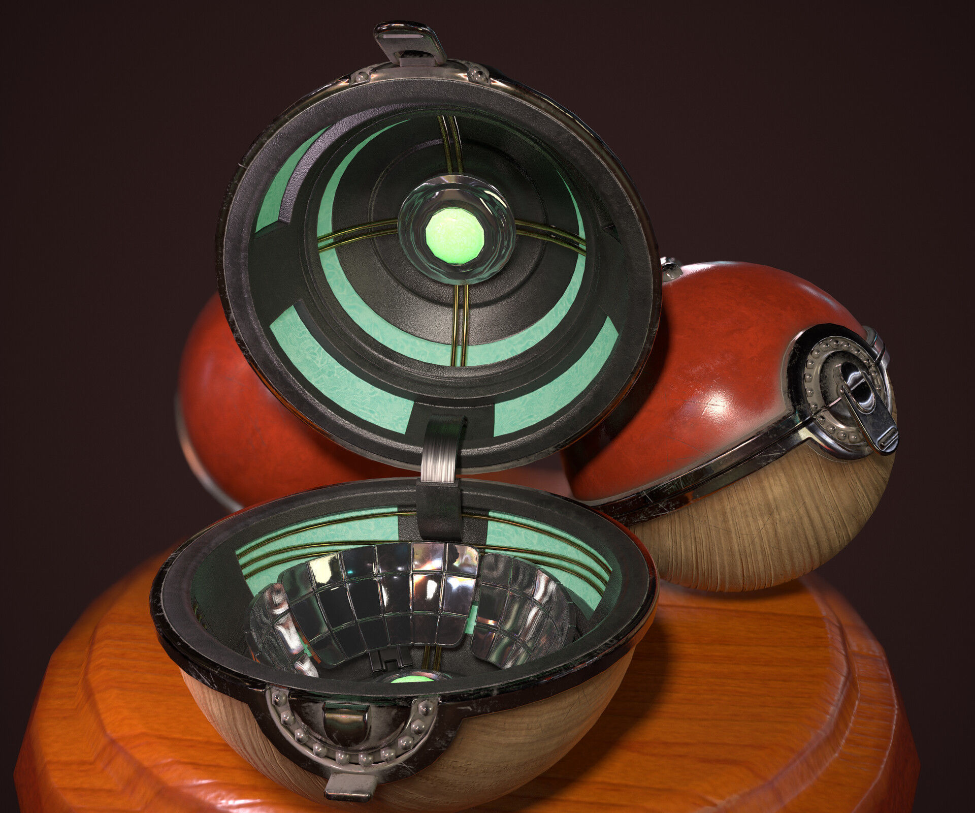 3D model Hisuian Pokeball - Pokemon Legends Arceus VR / AR / low-poly ...