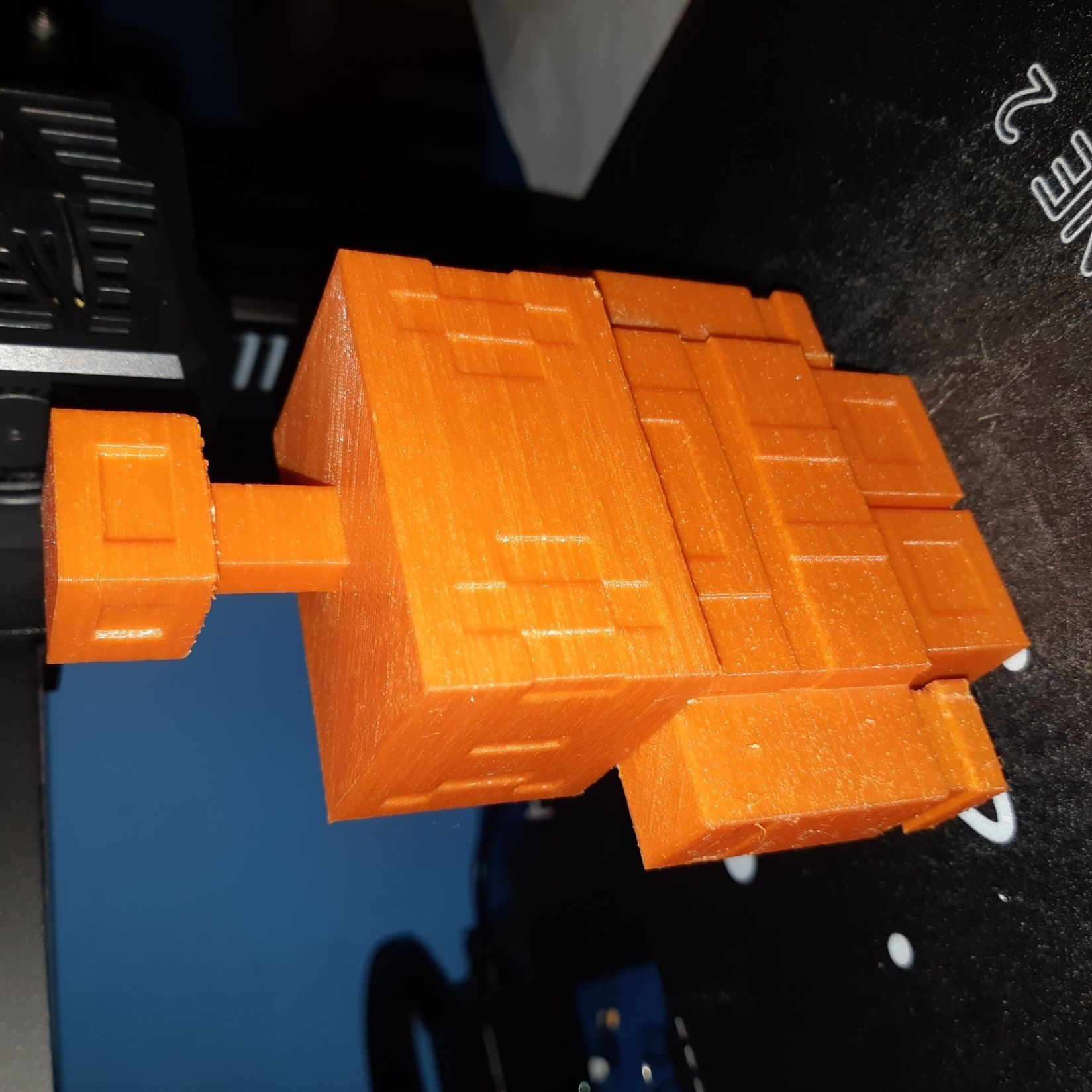Print minecraft copper golem 3D model 3D printable | CGTrader
