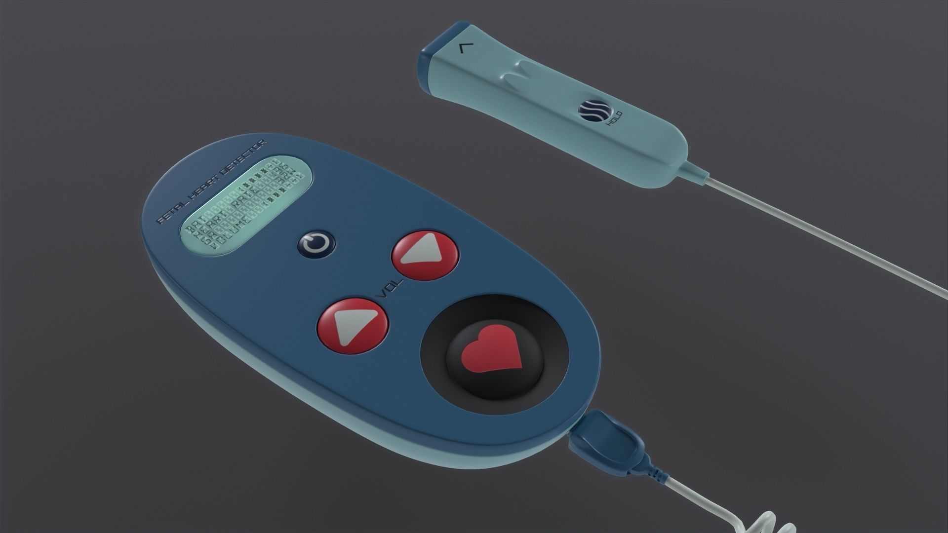 Fetal Heart Detector 3D model | CGTrader