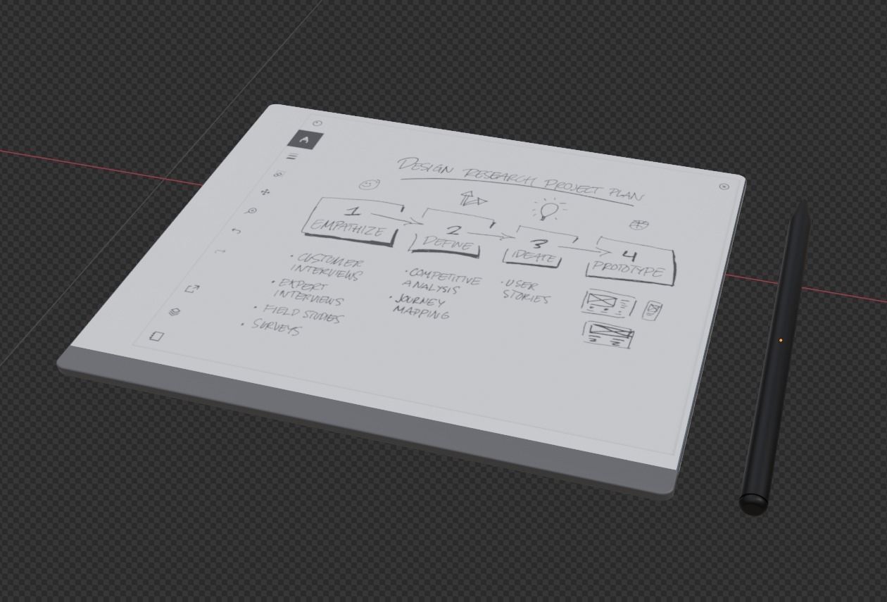 Remarkable 2 3D model | CGTrader