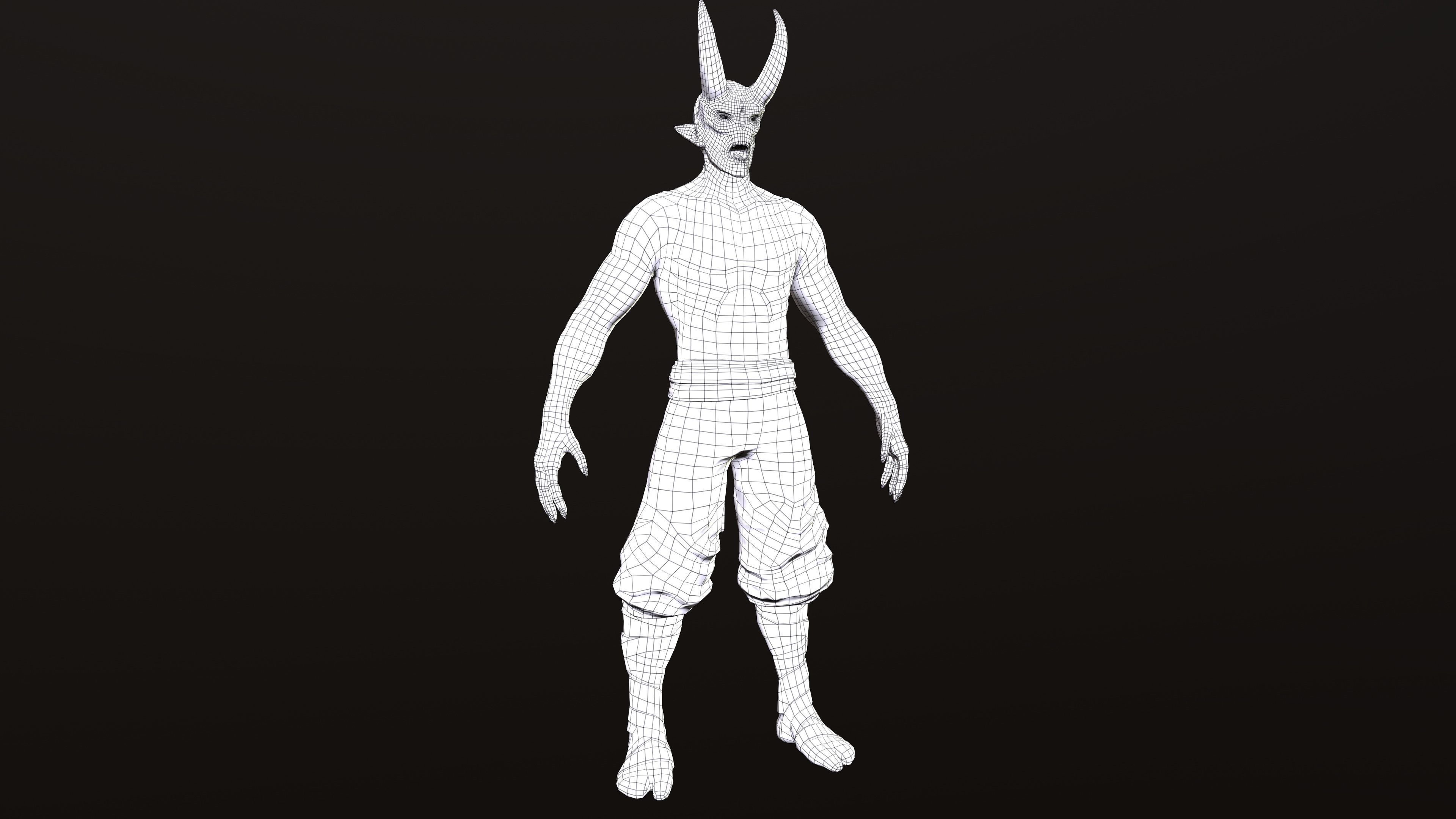 3D model The vampire fiend VR / AR / low-poly | CGTrader