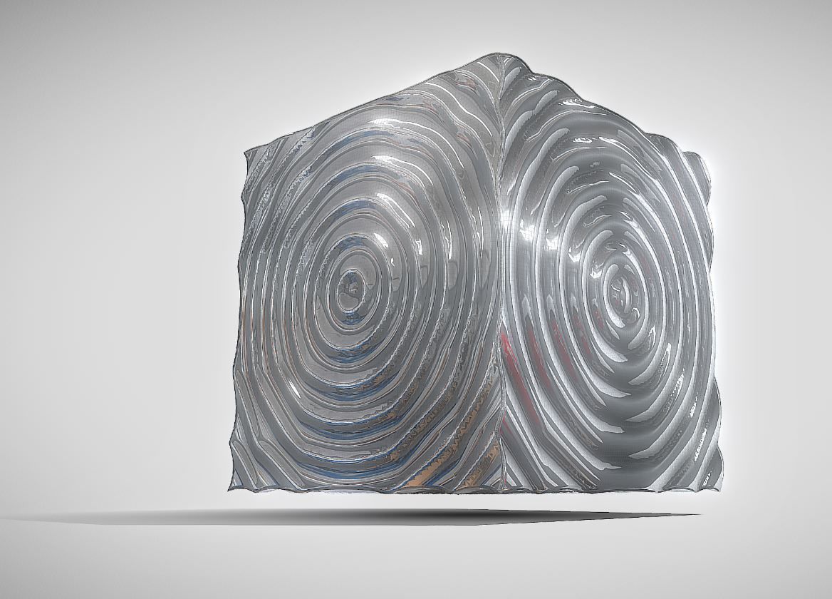 Wave Cube free 3D model animated | CGTrader