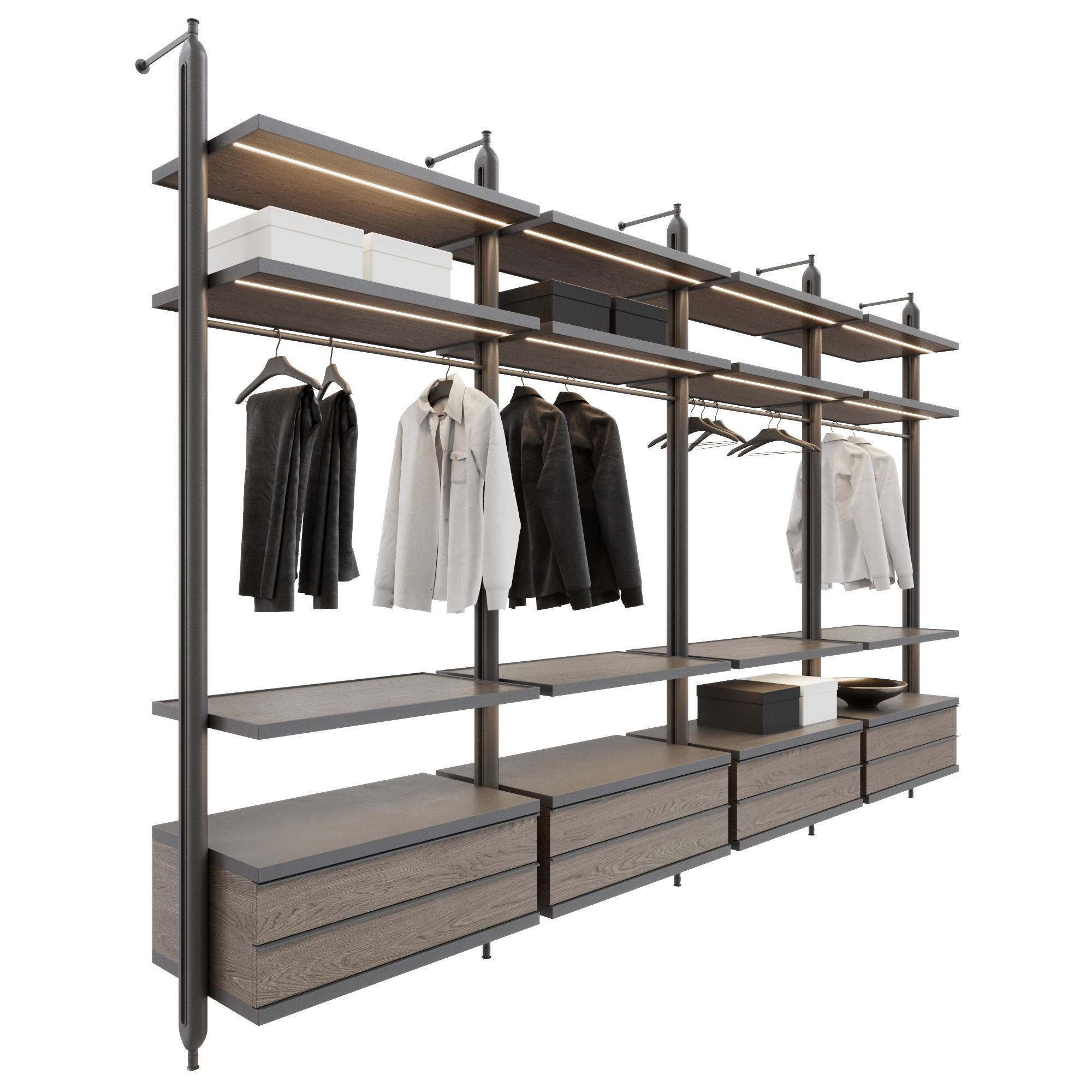 Poliform Lexington Night System 3D model | CGTrader