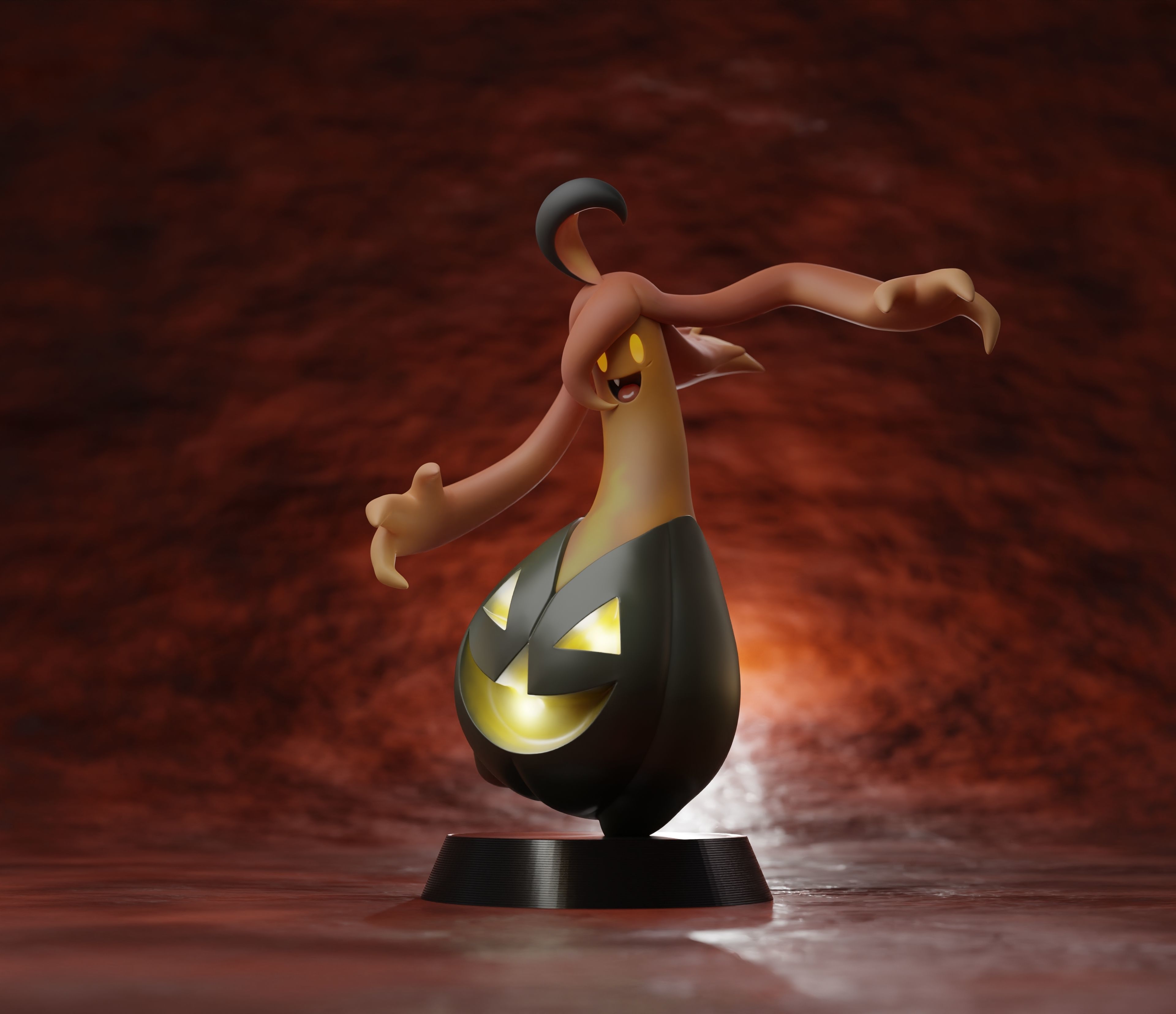 Gourgeist - 3D printable Halloween Pokemon free 3D model 3D printable ...