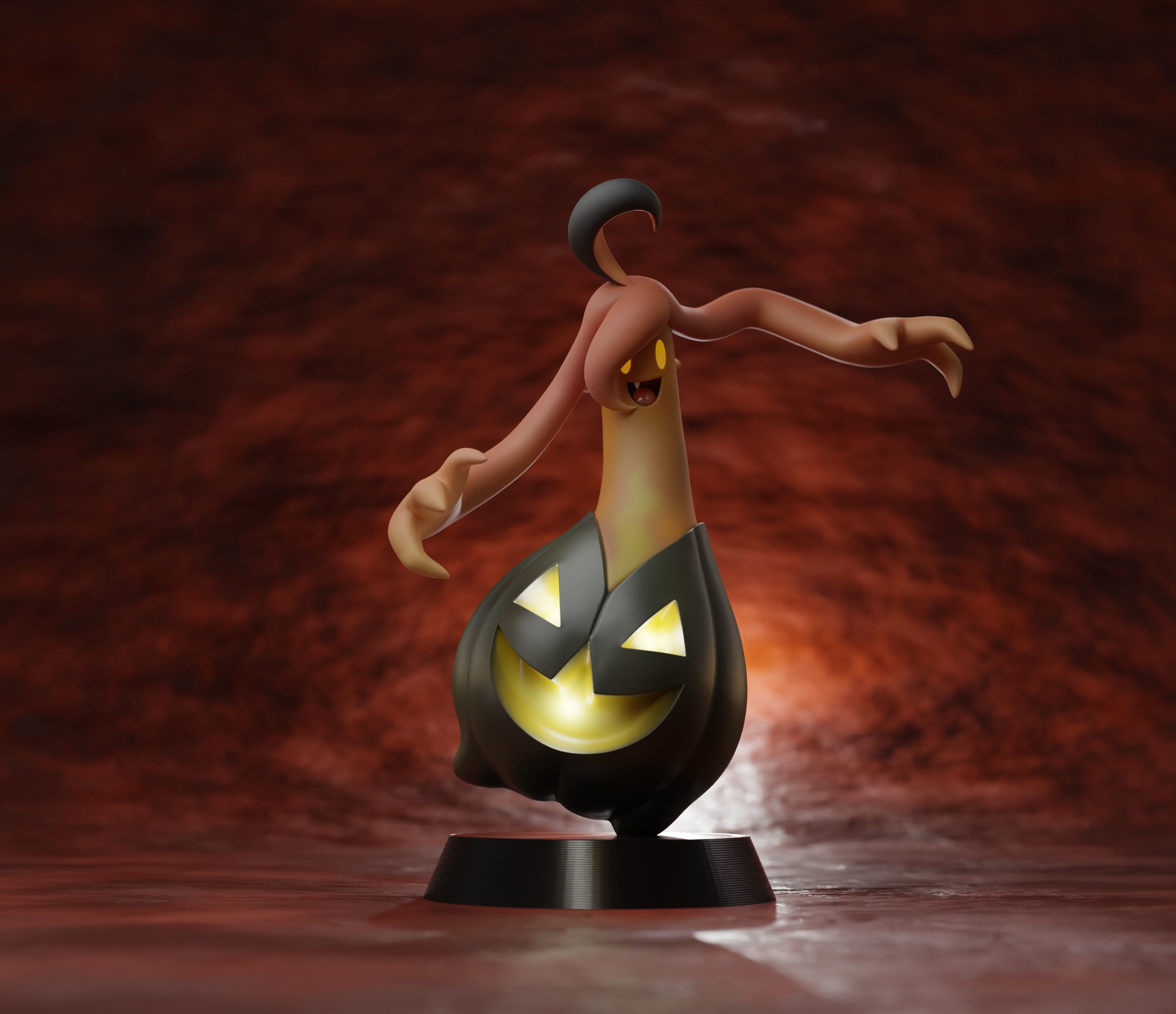 Gourgeist - 3D printable Halloween Pokemon free 3D model 3D printable ...