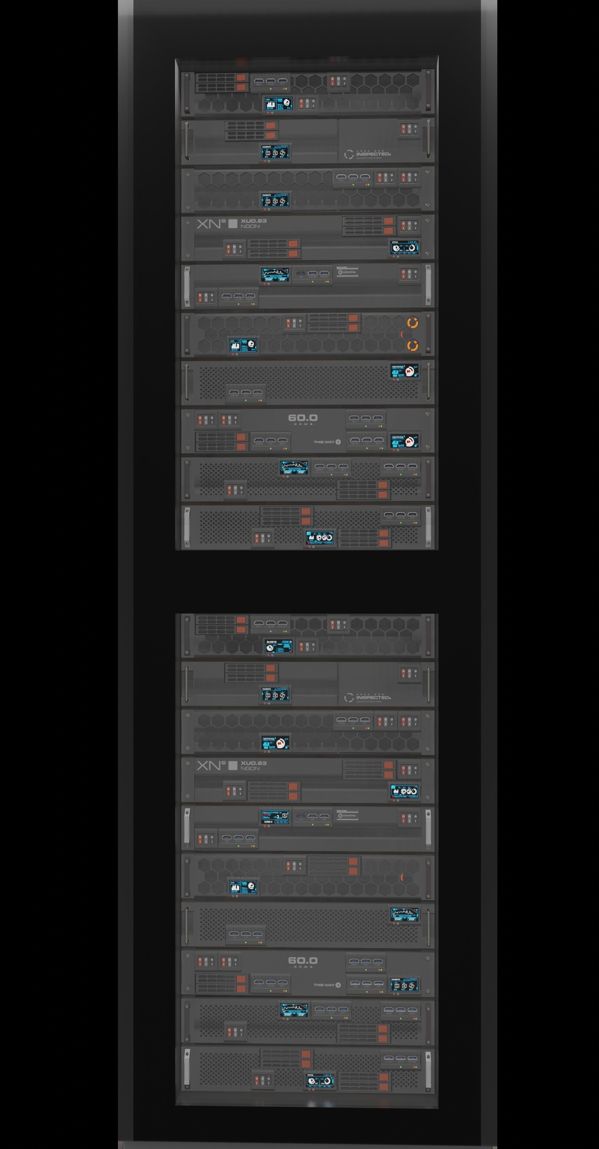 server rack free VR / AR / low-poly 3D model | CGTrader
