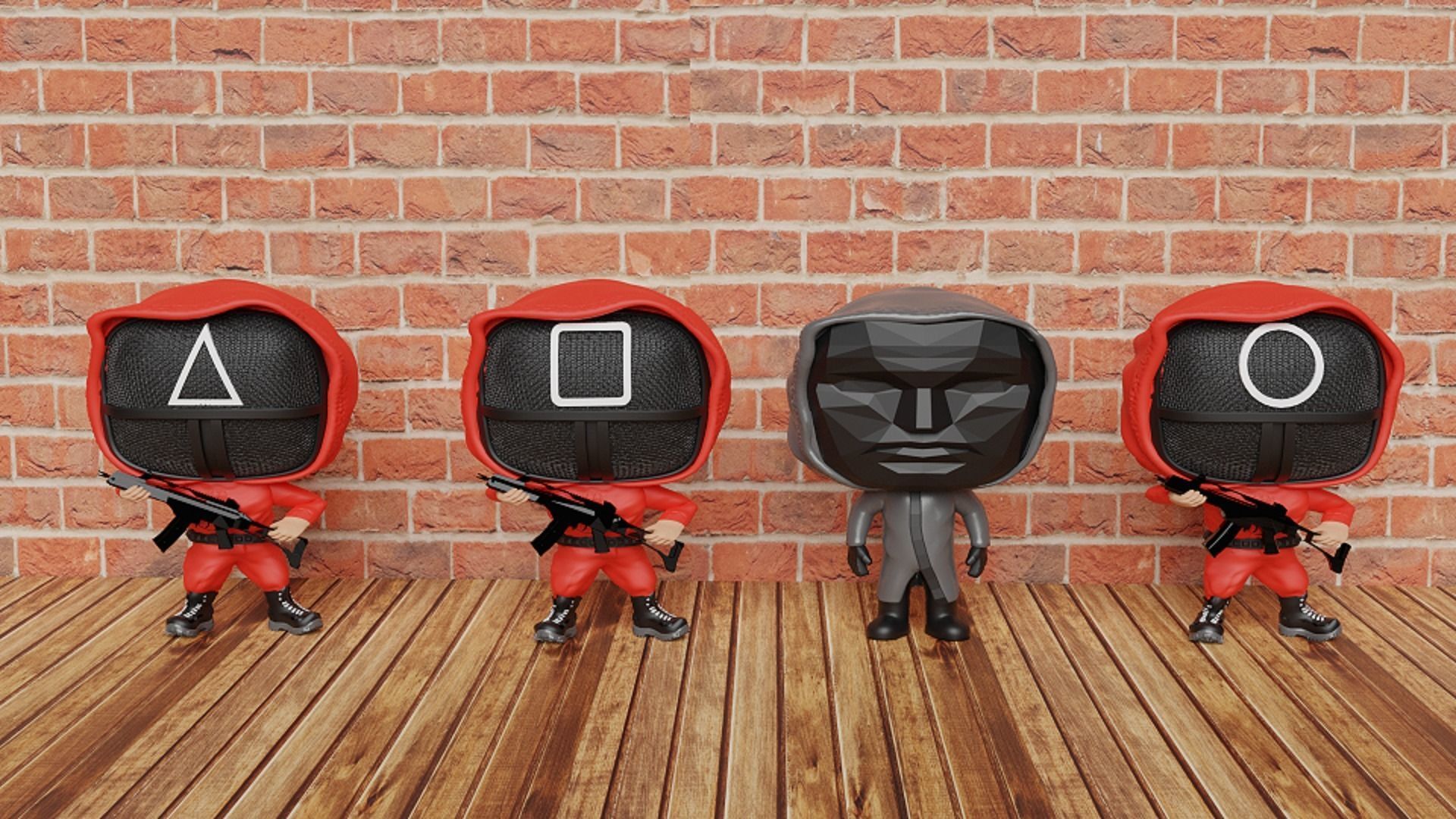 Funko Pop Squid Game Ojingeo Geim Netflix 3D model 3D printable | CGTrader