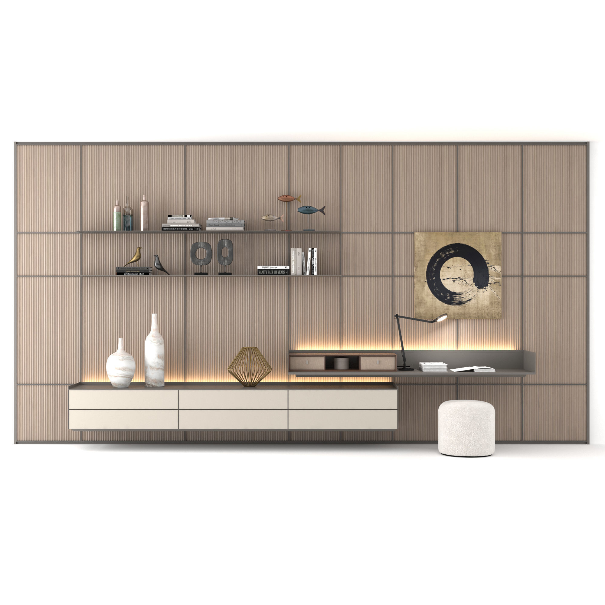 Rimadesio Self plan set 3D model | CGTrader