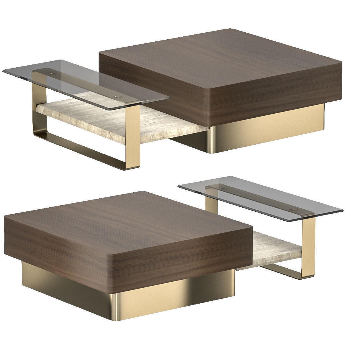 Center table Gehry 3D model | CGTrader