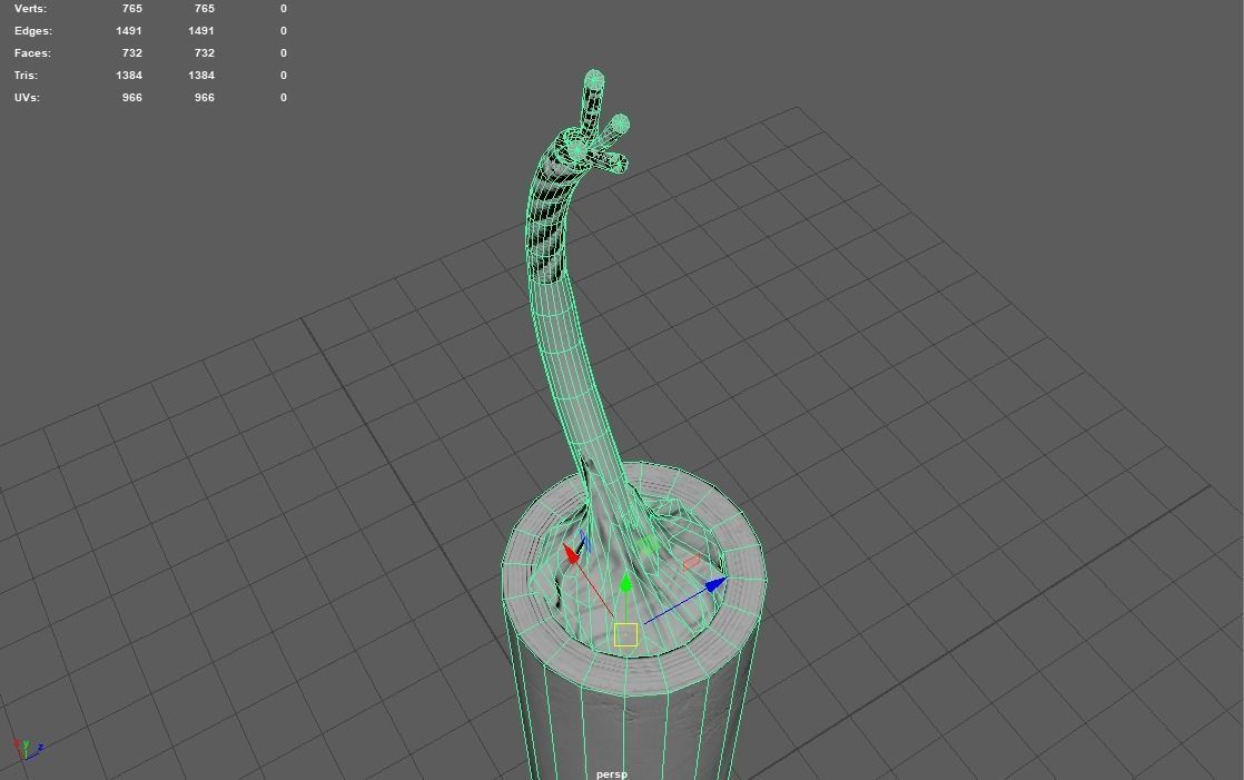 3D model Blue Dragon Fire cracker-bullet bomb low poly Game AR VR Ready ...