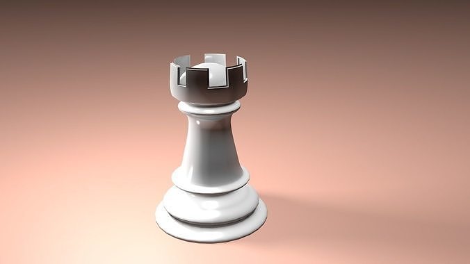 chess rook free 3D model | CGTrader