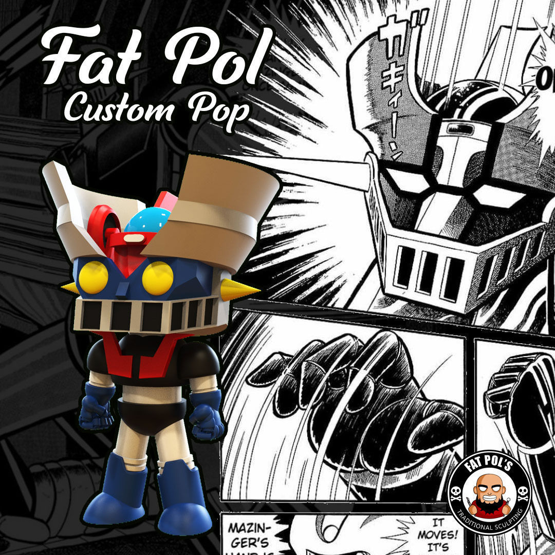 MAZINGER Z - CUSTOM POP 3D model 3D printable | CGTrader