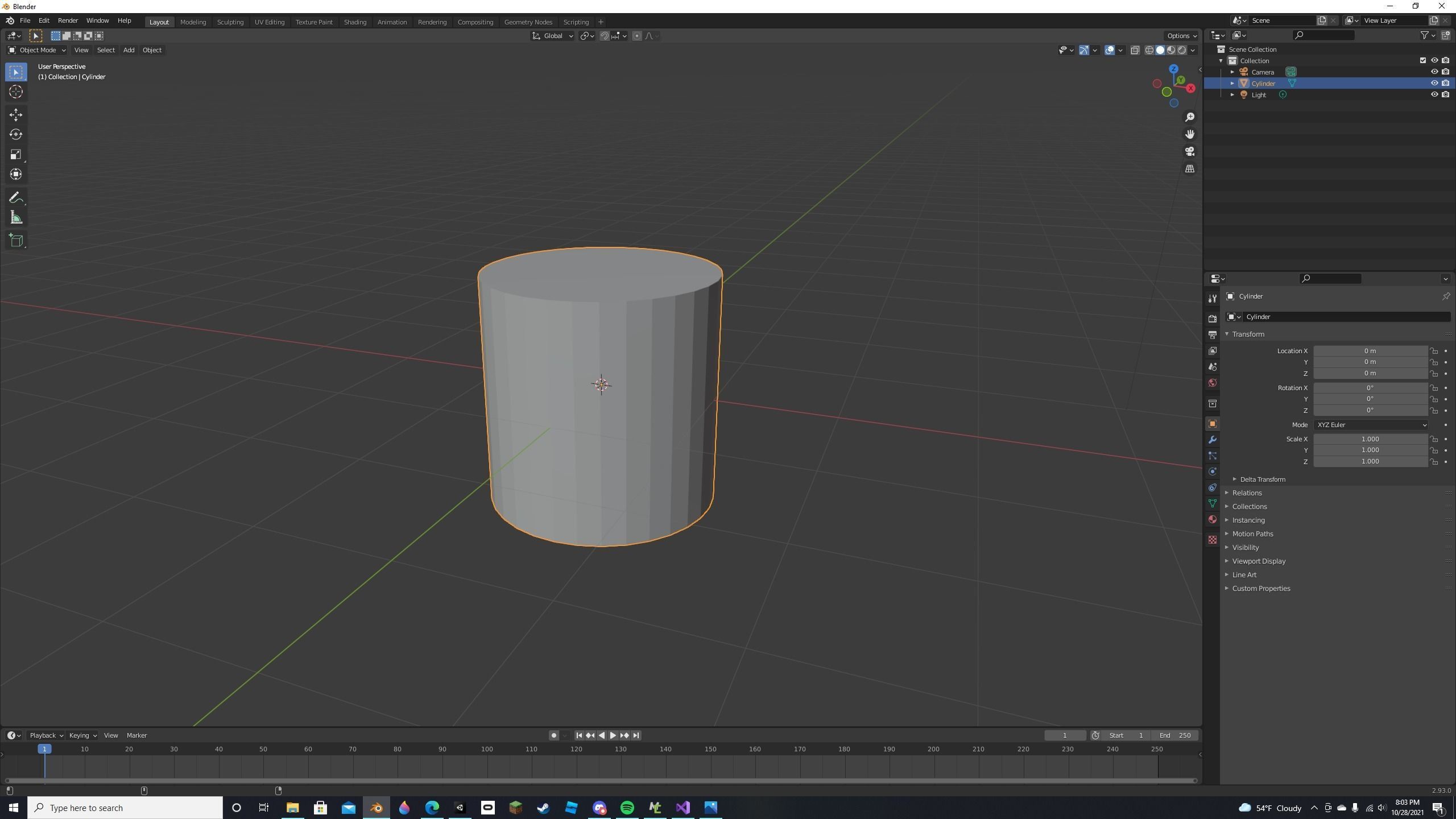 cylinder with vertices free 3D model | CGTrader