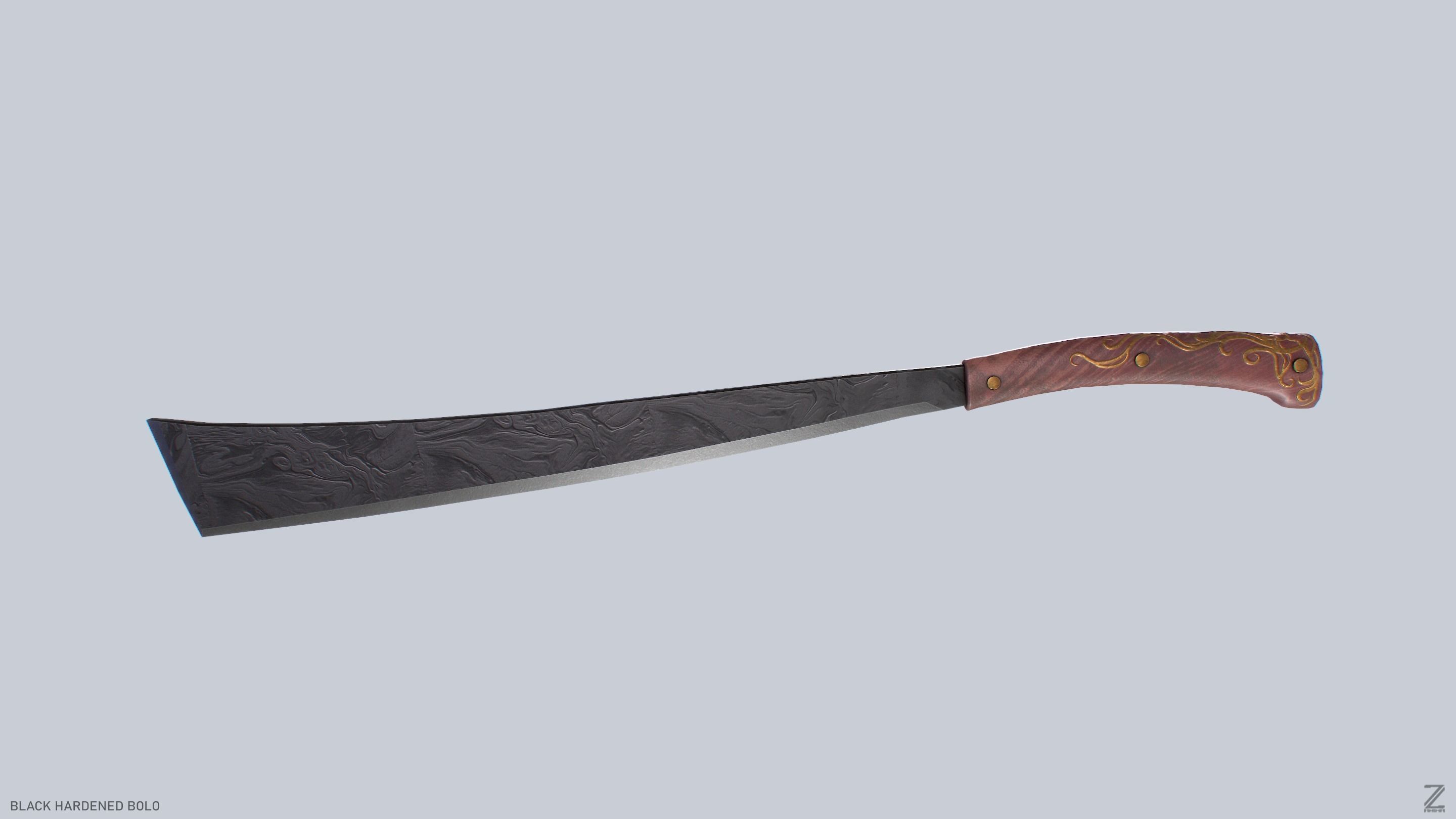 3D model Black hardened bolo VR / AR / low-poly | CGTrader