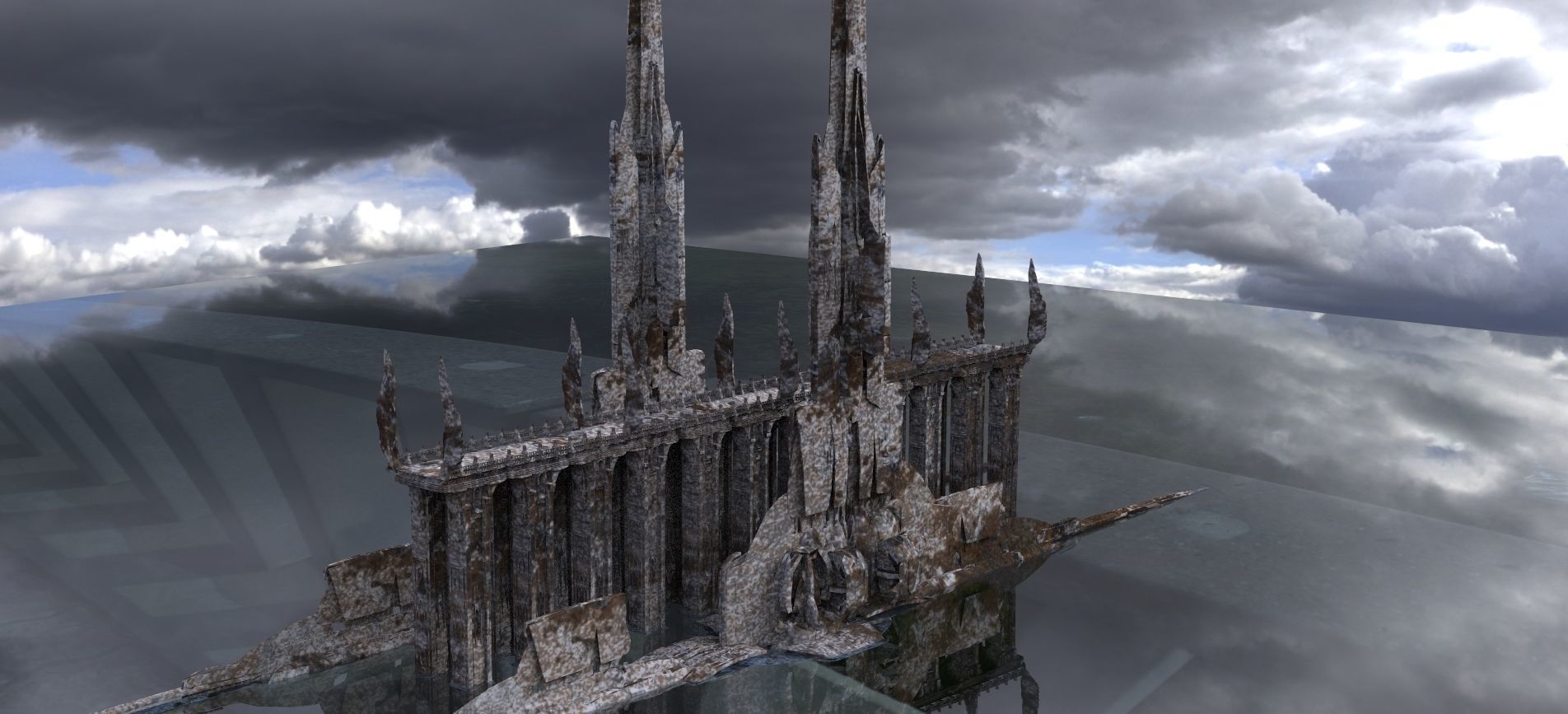Sci-Fi Fantasy Bridge 3D model | CGTrader