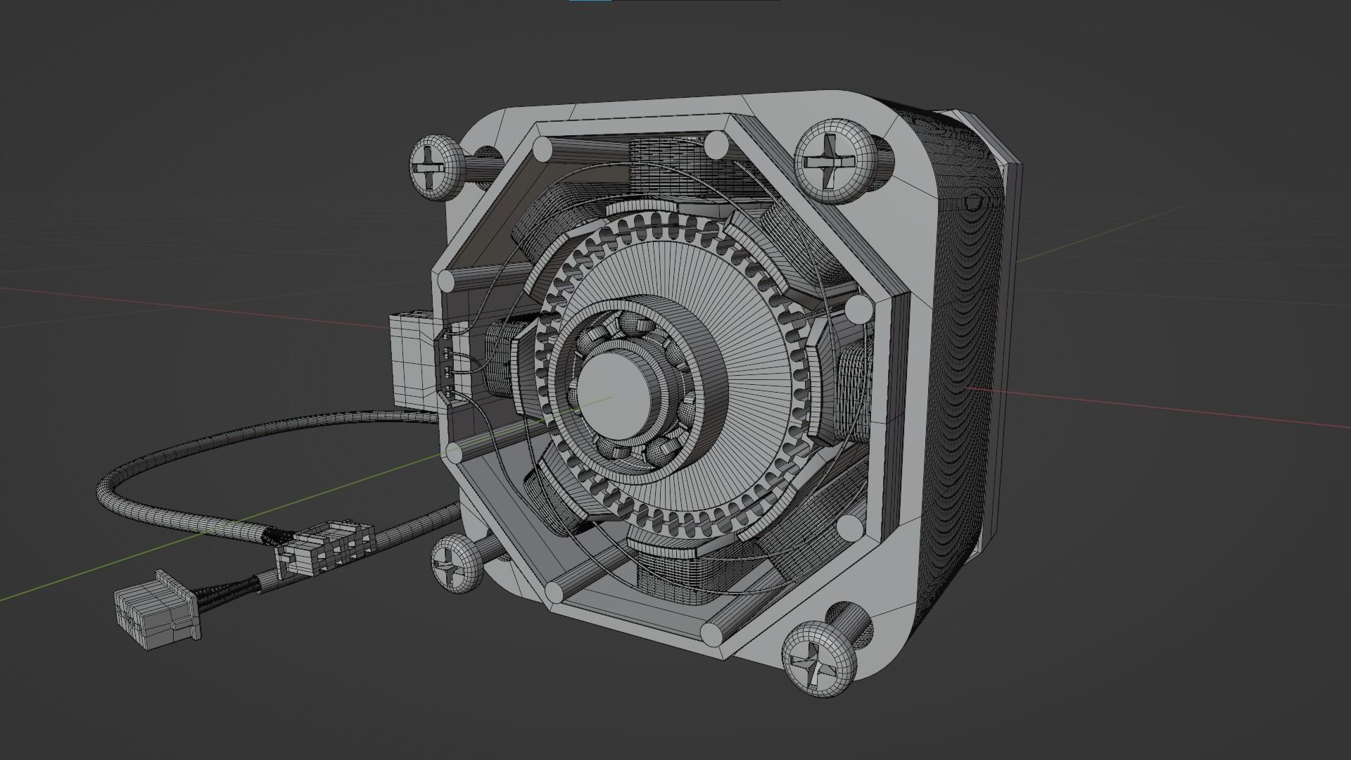 Stepper Motor 3D model | CGTrader
