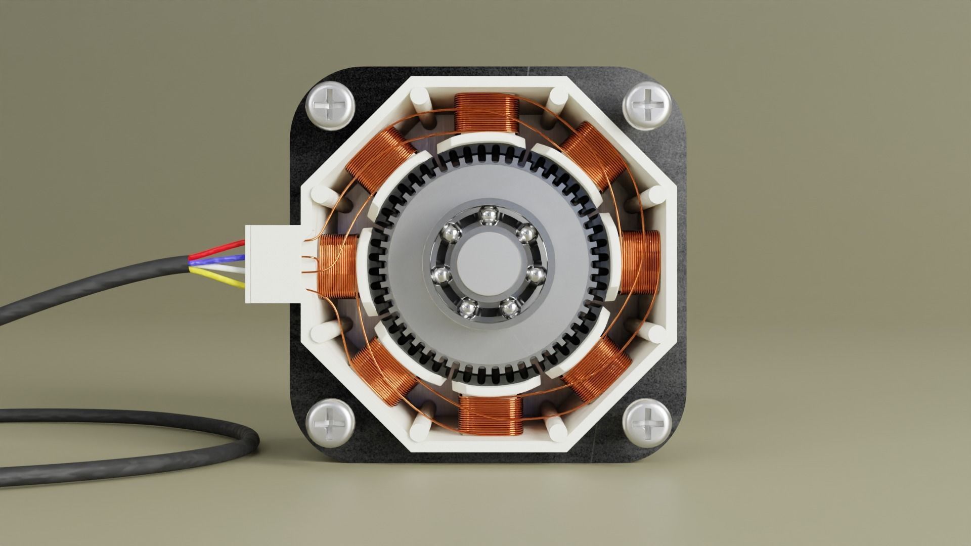 Stepper Motor 3D model | CGTrader