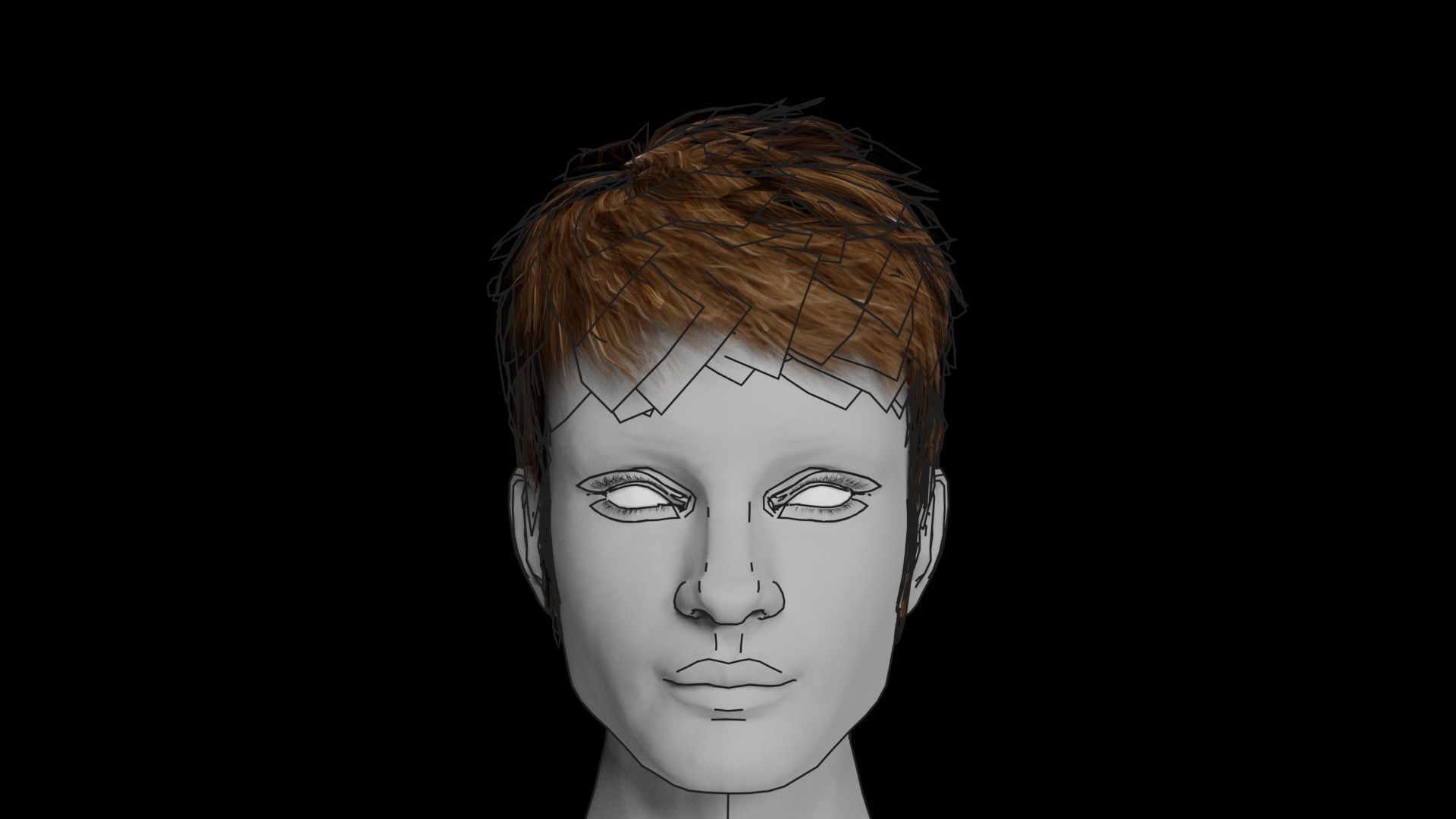 Female realistic 3D model rigged | CGTrader