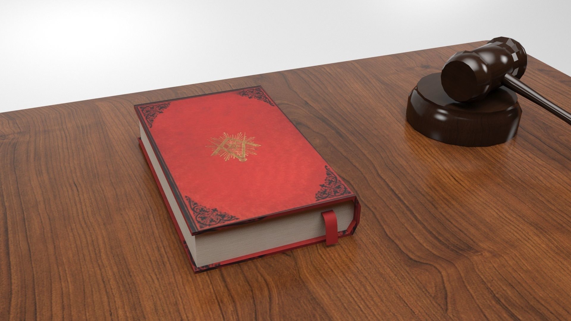 3D model Masonic Podium VR / AR / low-poly | CGTrader