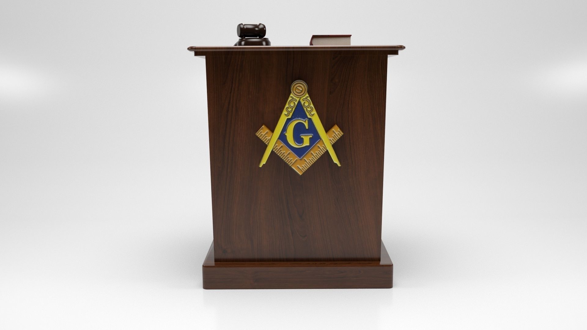 3D model Masonic Podium VR / AR / low-poly | CGTrader