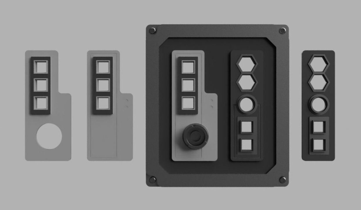 Star Wars Galaxys Edge Panel 3D model 3D printable | CGTrader