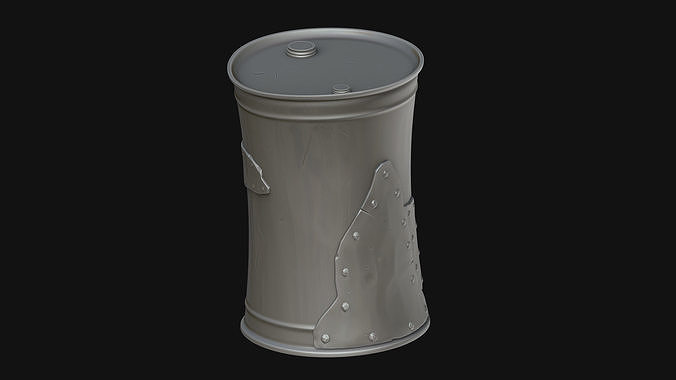 Stylized barrel 3D model | CGTrader