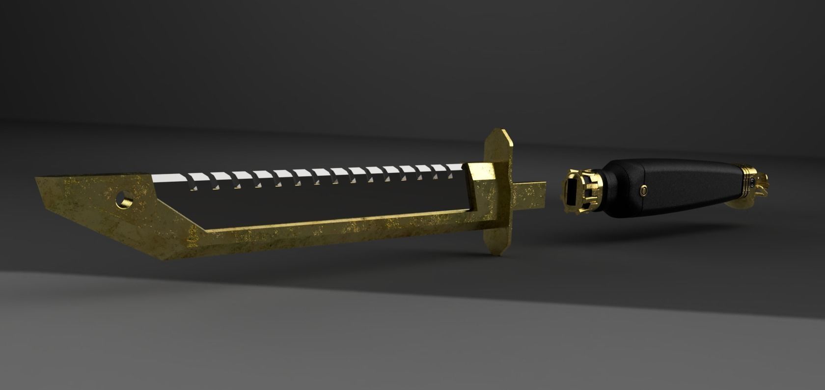 Jedi Fallen Order Concept Art Boone Kastis Jedi Hunter Knife 3D model ...