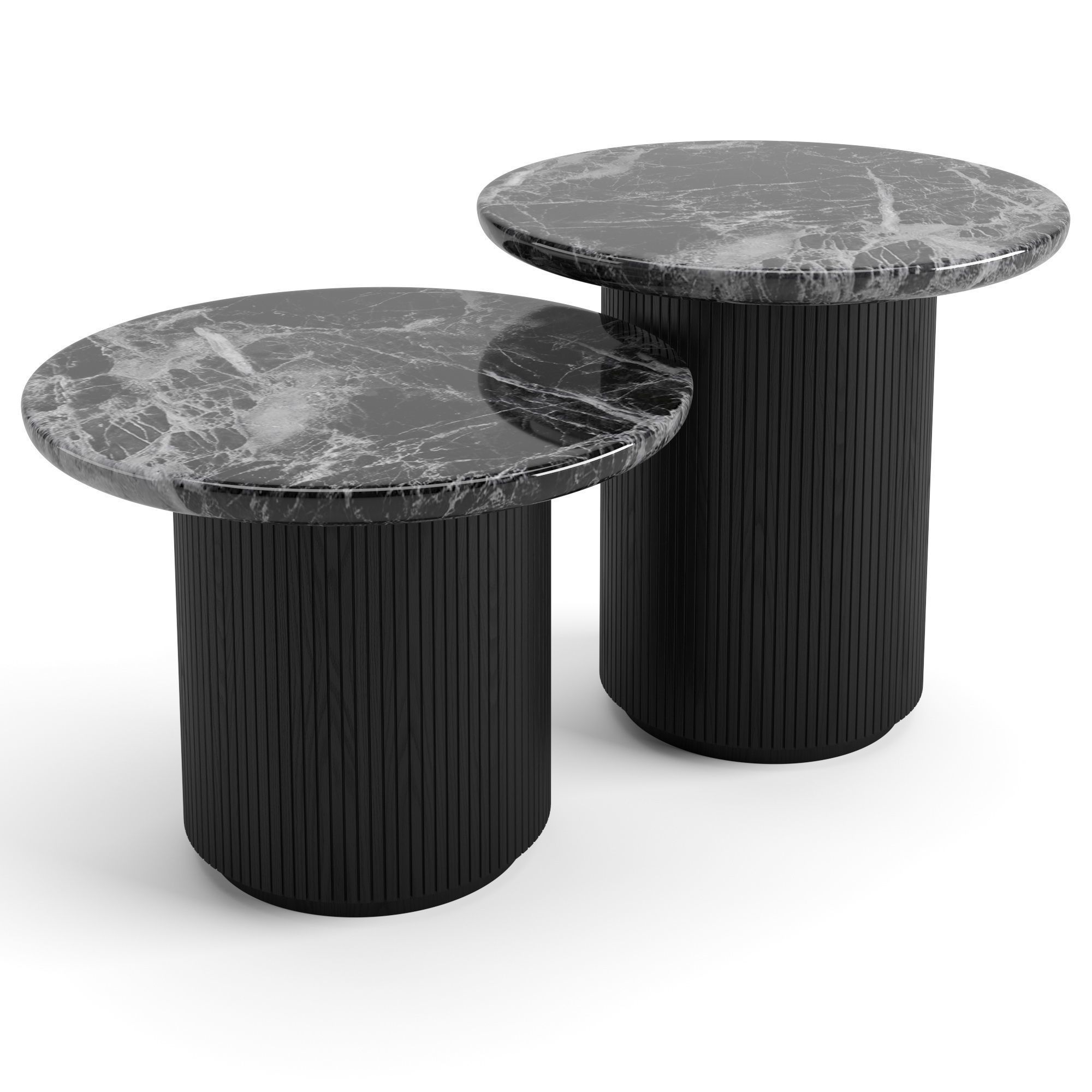 Gubi Moon Coffee Tables Set 3D model | CGTrader