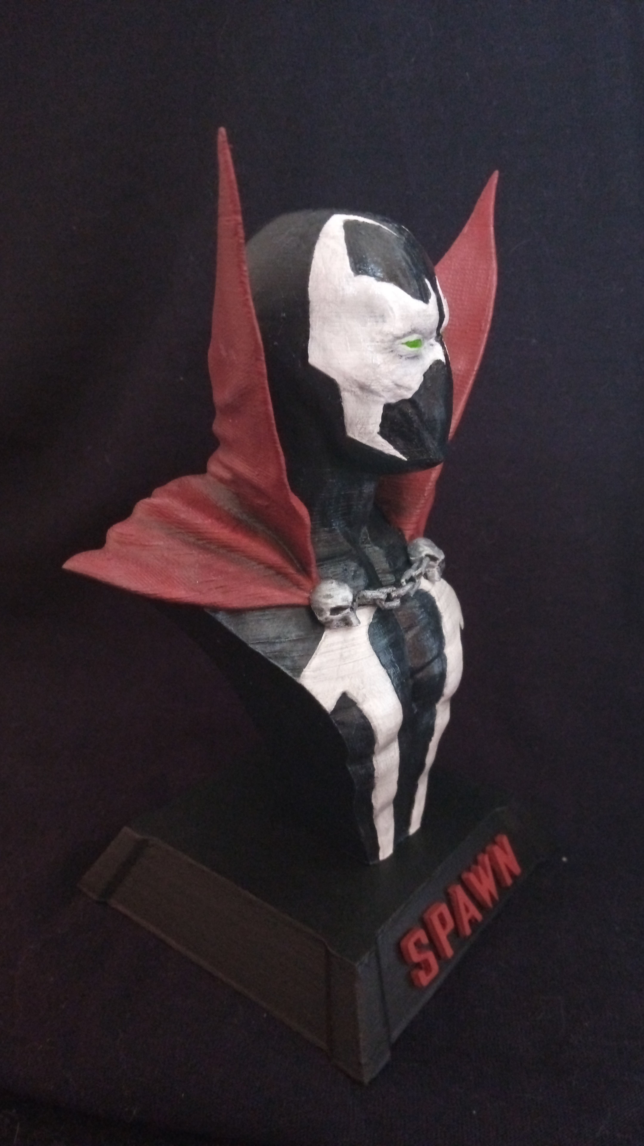 Spawn bust 3D model 3D printable | CGTrader