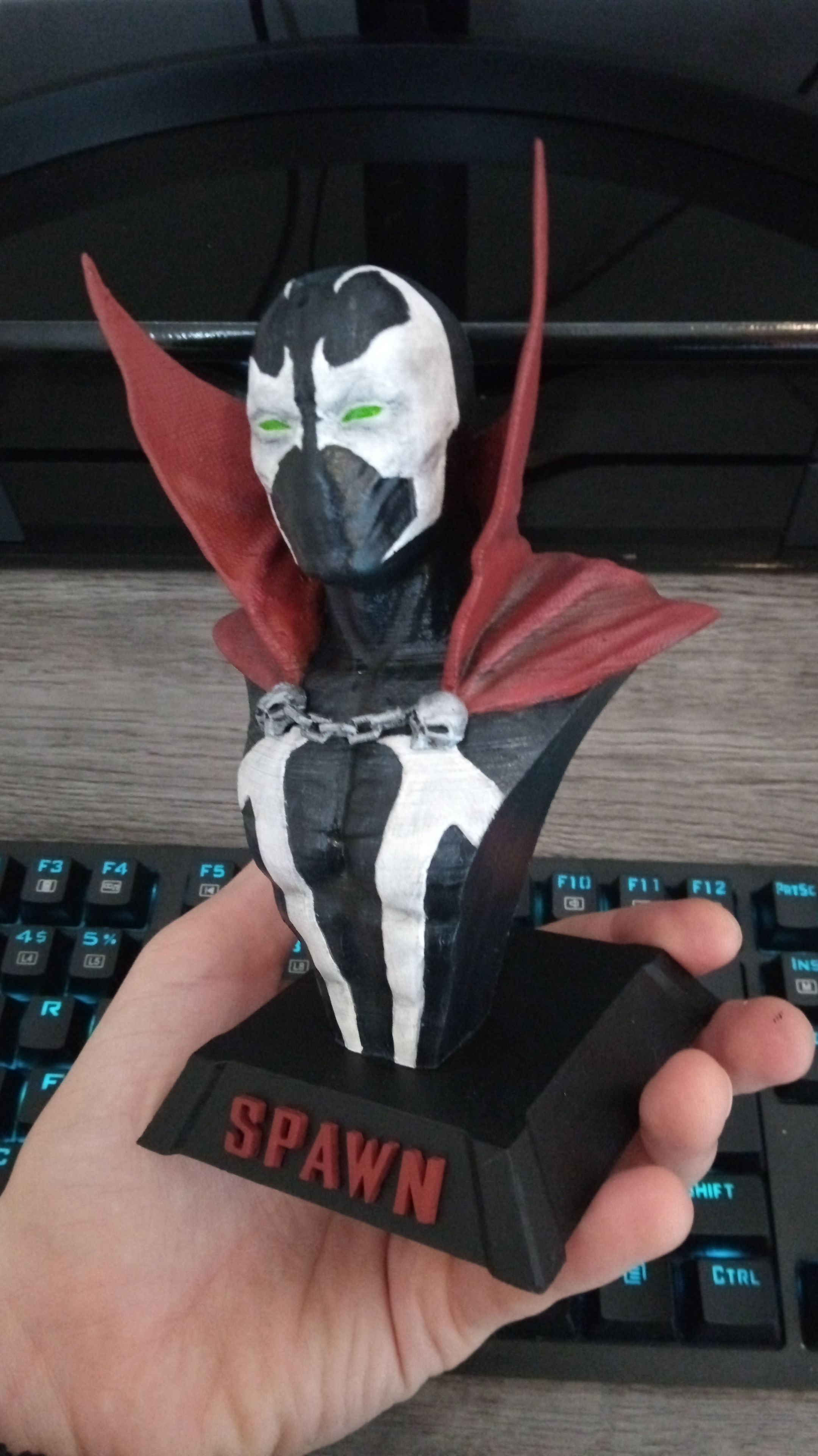 Spawn bust 3D model 3D printable | CGTrader