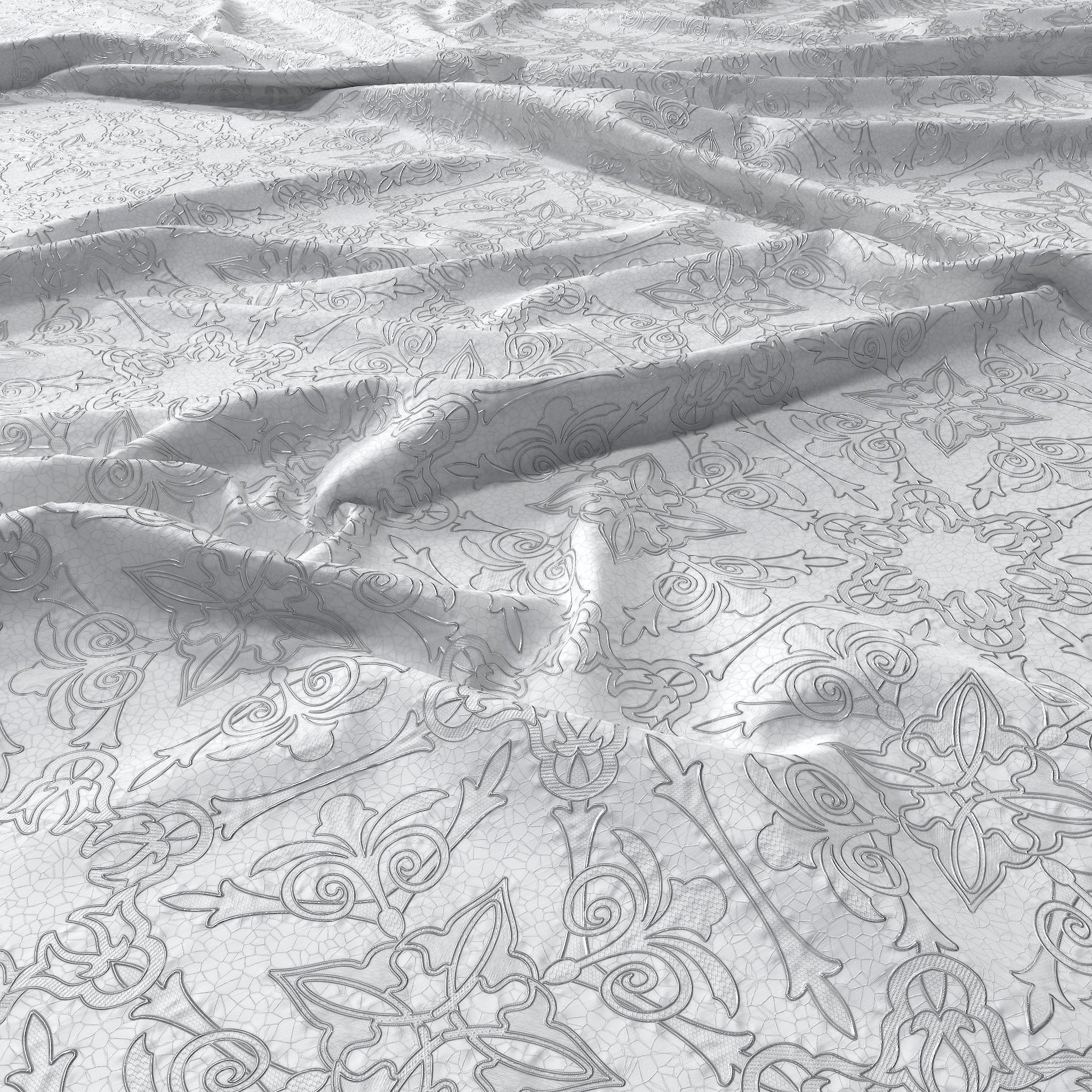 Lace Embroidery 02 - 4K - PBR - PNG - SBSAR - 3 Colors Texture | CGTrader