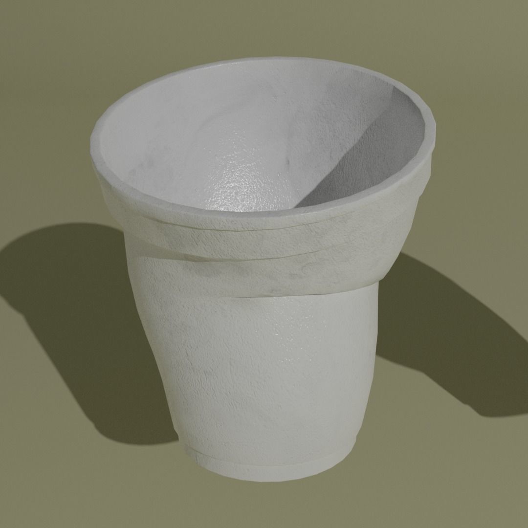 Styrofoam Cups 3D model | CGTrader