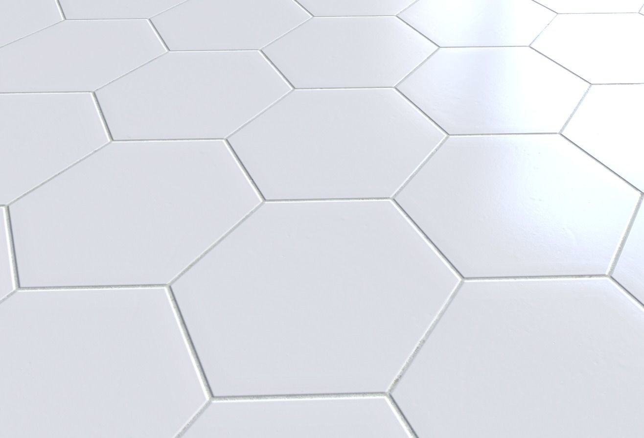 Seamless Ceramic Tiles - Hexagonal Pattern Textures Texture | CGTrader
