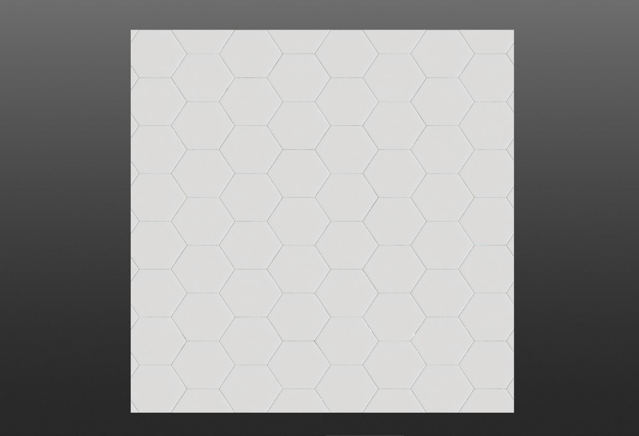 Seamless Ceramic Tiles - Hexagonal Pattern Textures Texture | CGTrader