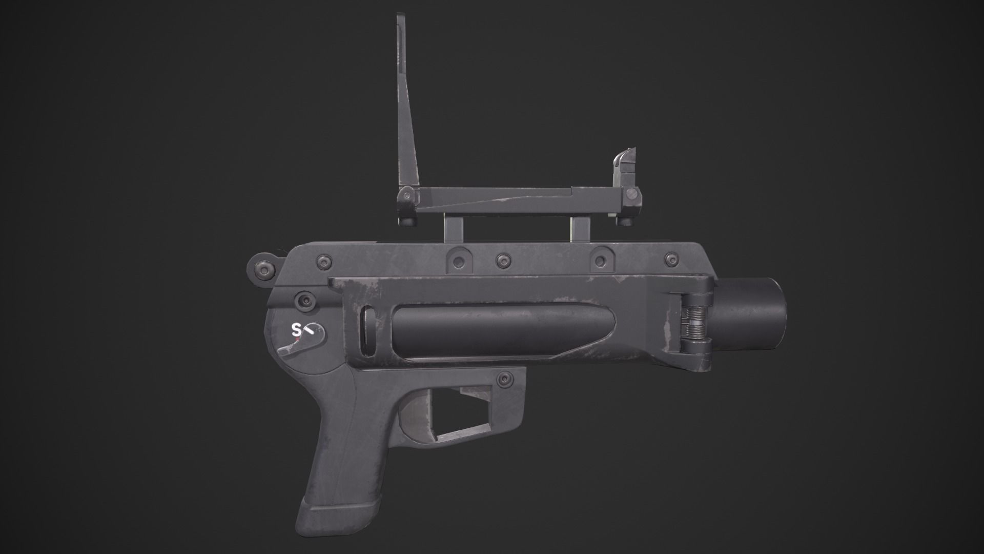 3D model Heckler And Koch XM Grenade Launcher VR / AR / low-poly | CGTrader