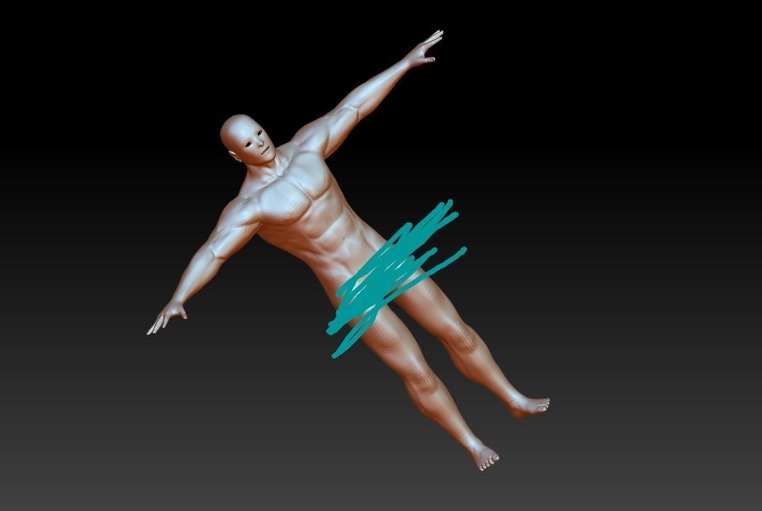 3d Man Body Model Download Man Body Basic Model Download 3d Model 3d Printable Cgtrader