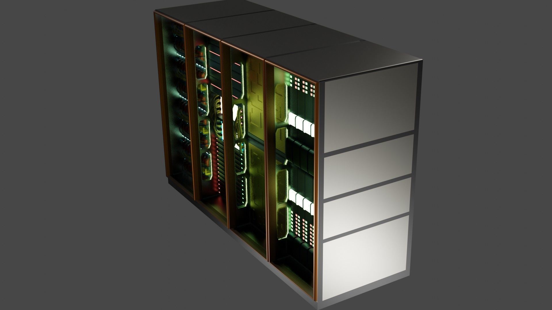 server rack 3D model | CGTrader
