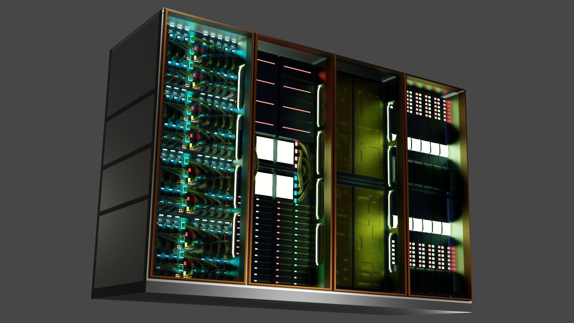 server rack 3D model | CGTrader