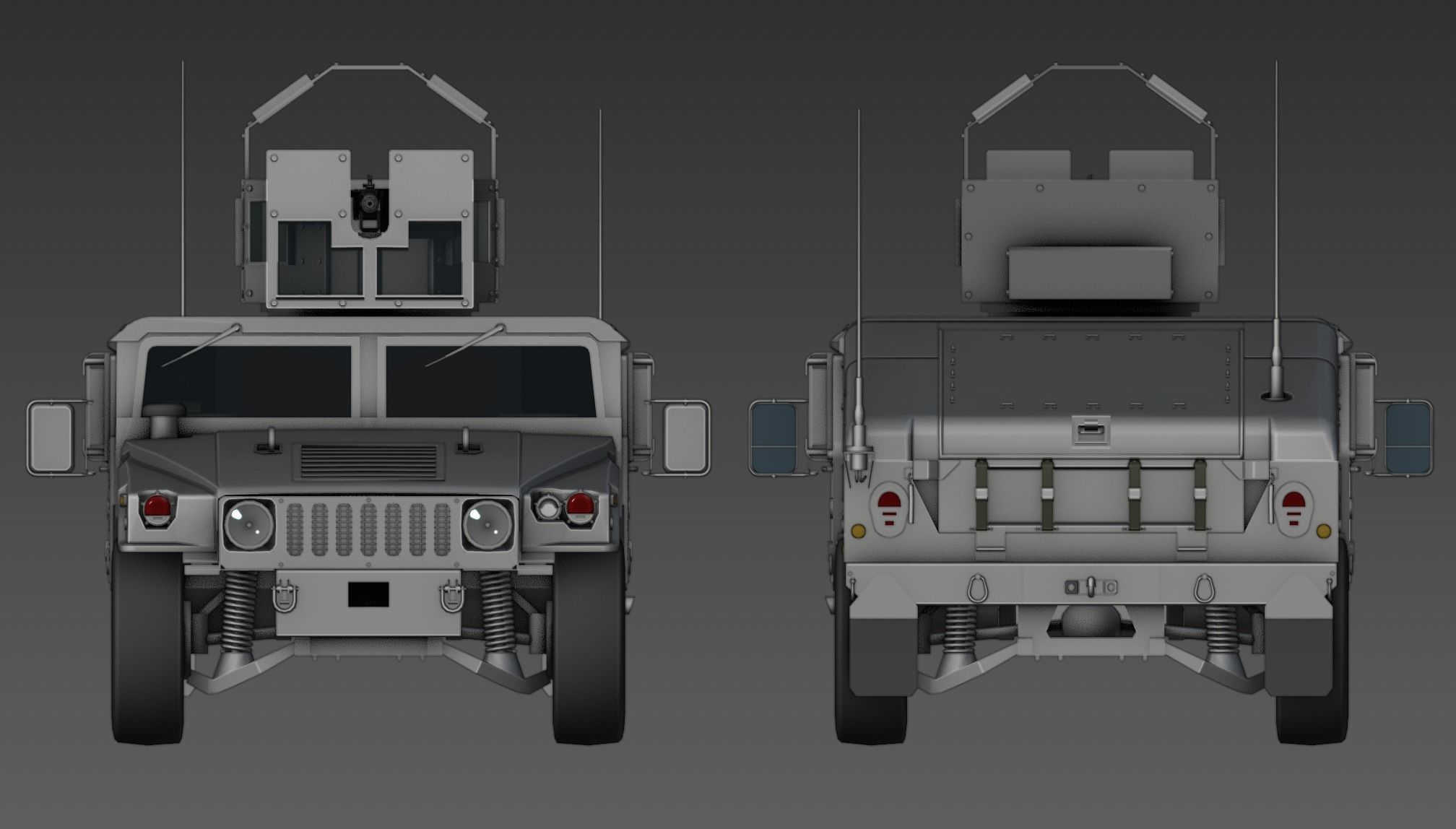 3D model M1151 Humvee General Motors VR / AR / low-poly | CGTrader