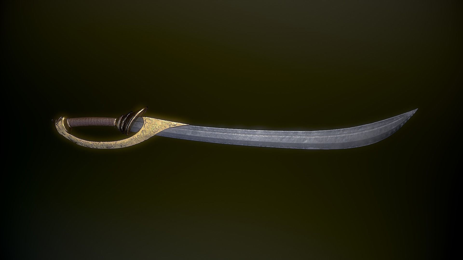 3D model Pirate Saber VR / AR / low-poly | CGTrader