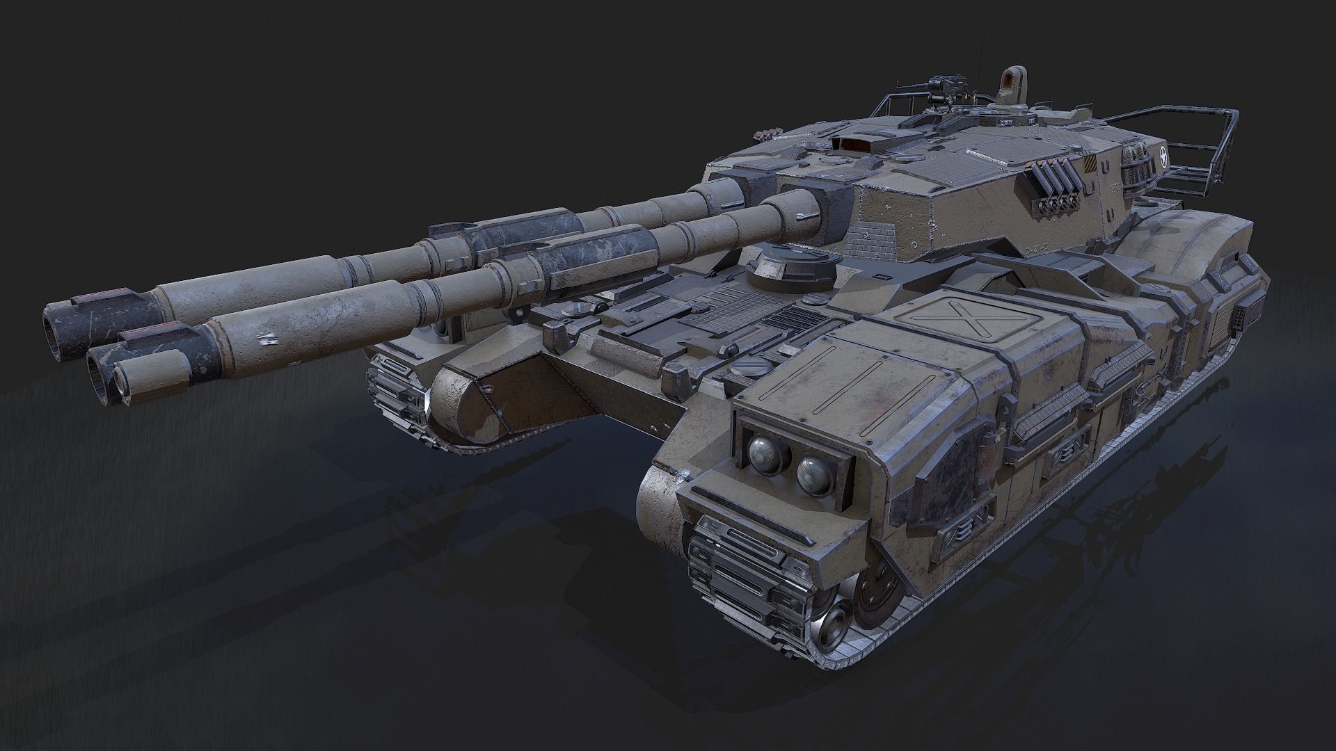 3D model Type 61 tank VR / AR / low-poly | CGTrader