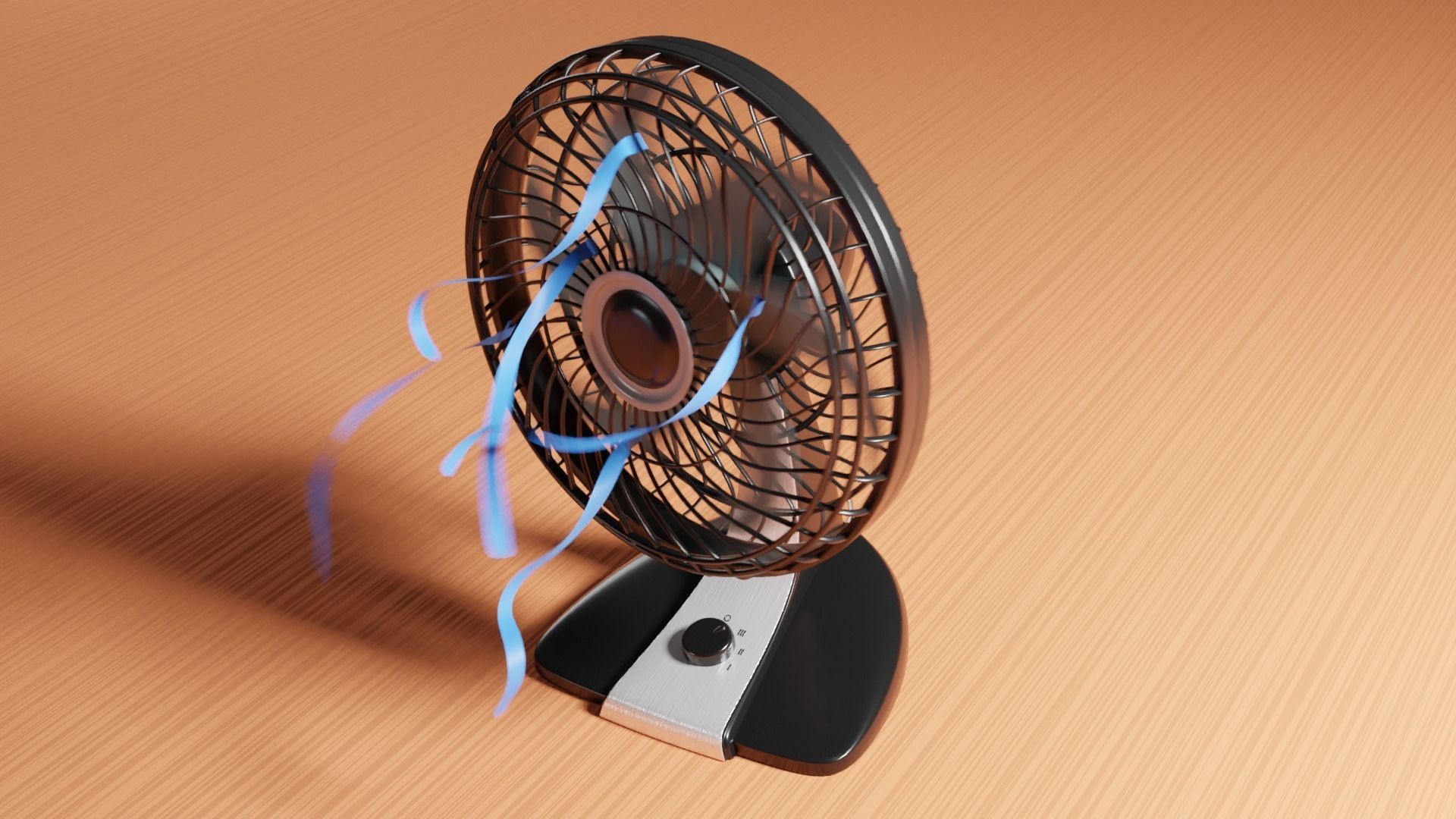 Showcase Fan 3D model animated | CGTrader