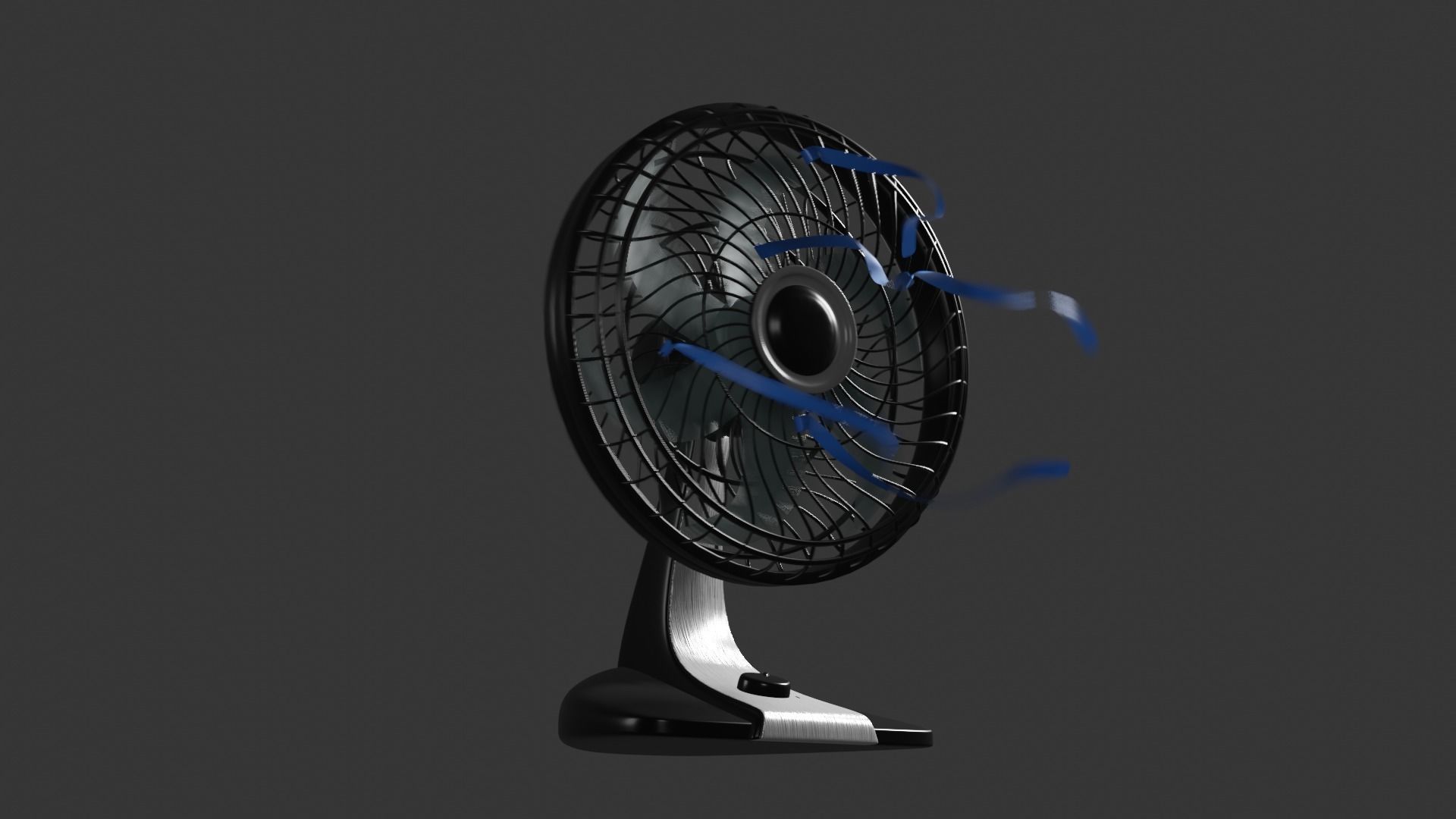 Showcase Fan 3D model animated | CGTrader