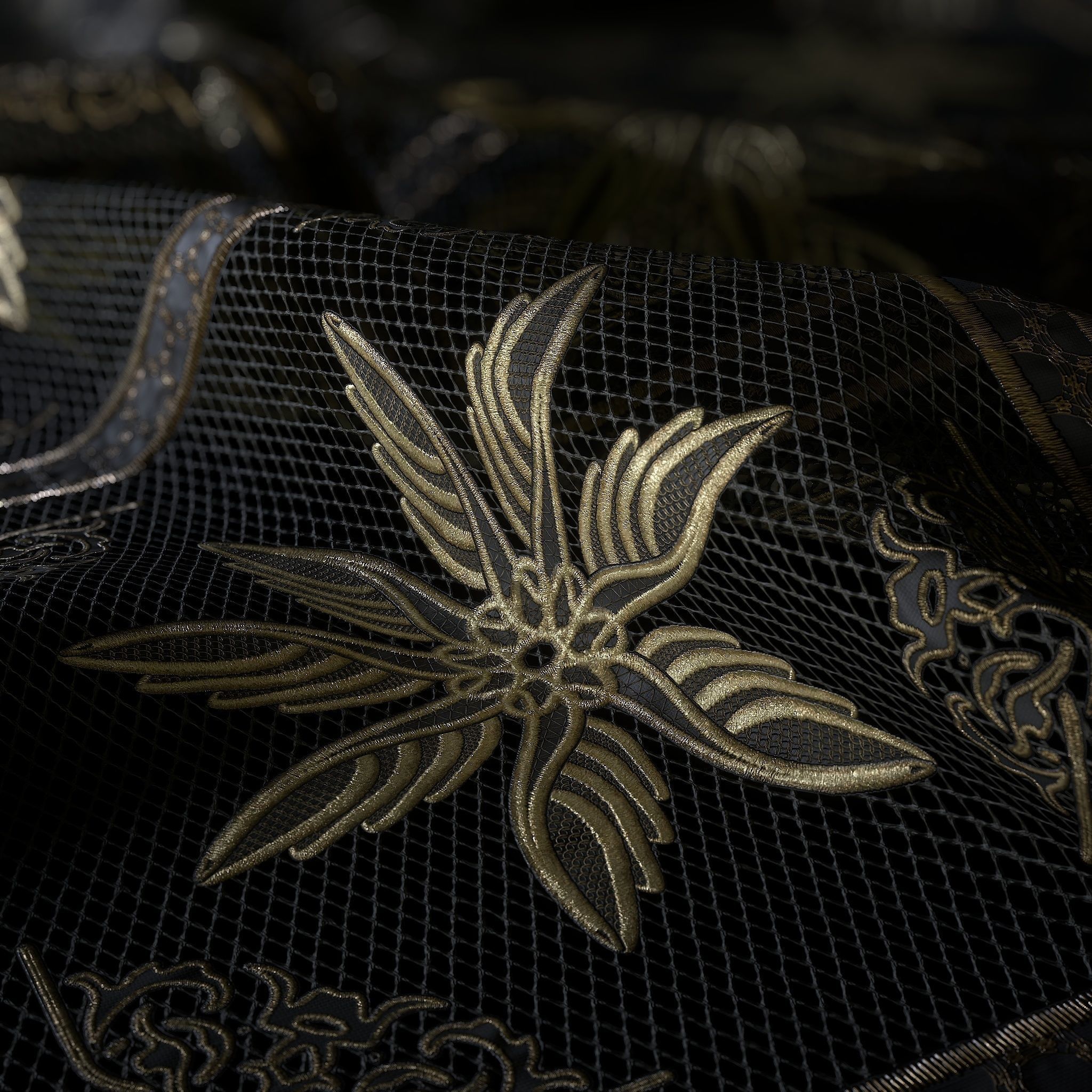 Lace Embroidery 05 - 4K - PBR - PNG - SBSAR Texture | CGTrader