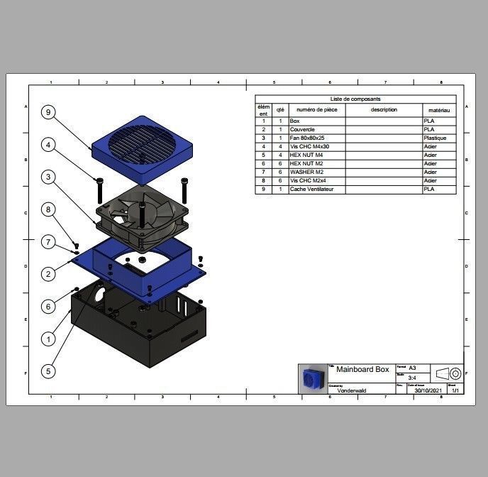Ender 3 External Mainboard case 3D model 3D printable | CGTrader