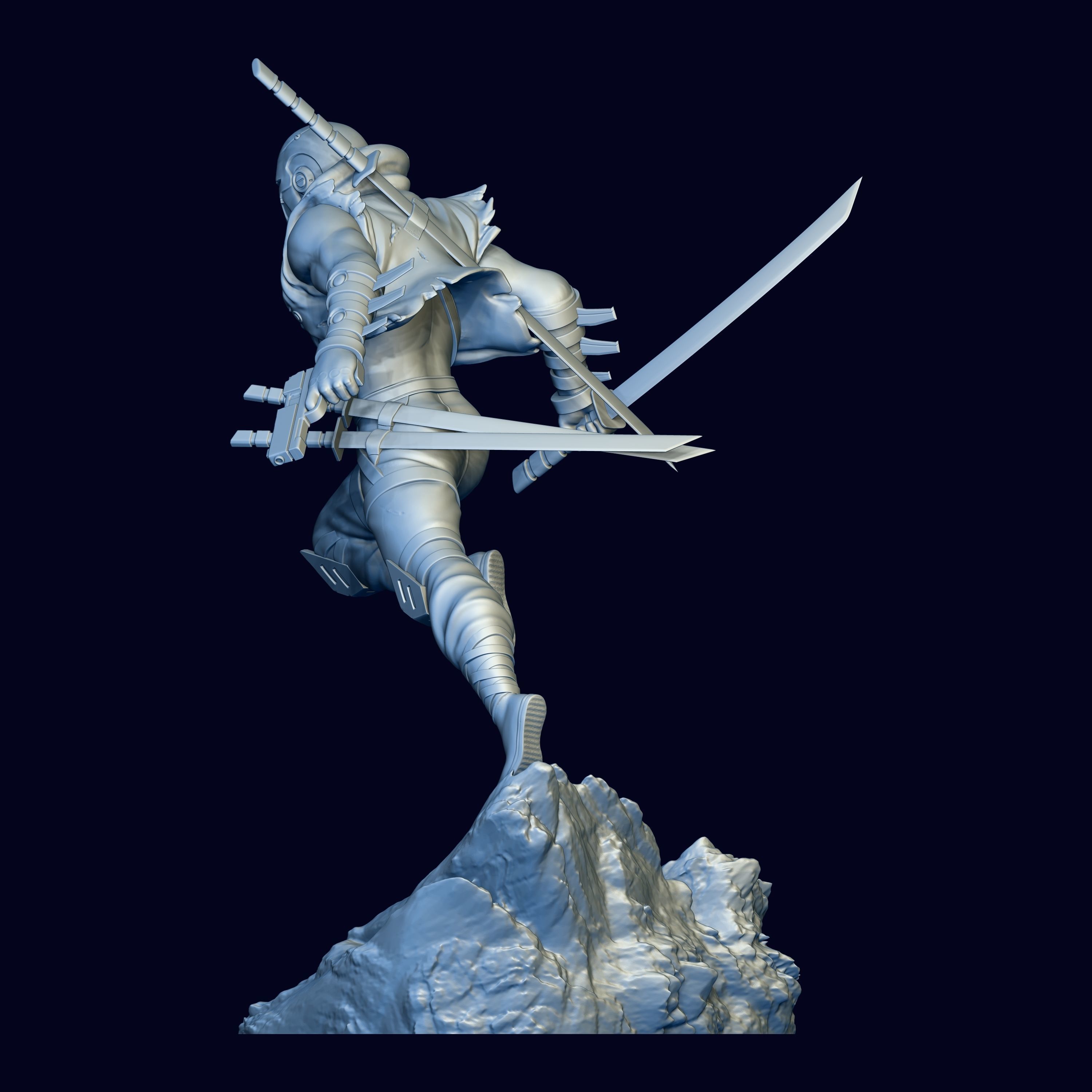 Red Ronin 3D model 3D printable | CGTrader
