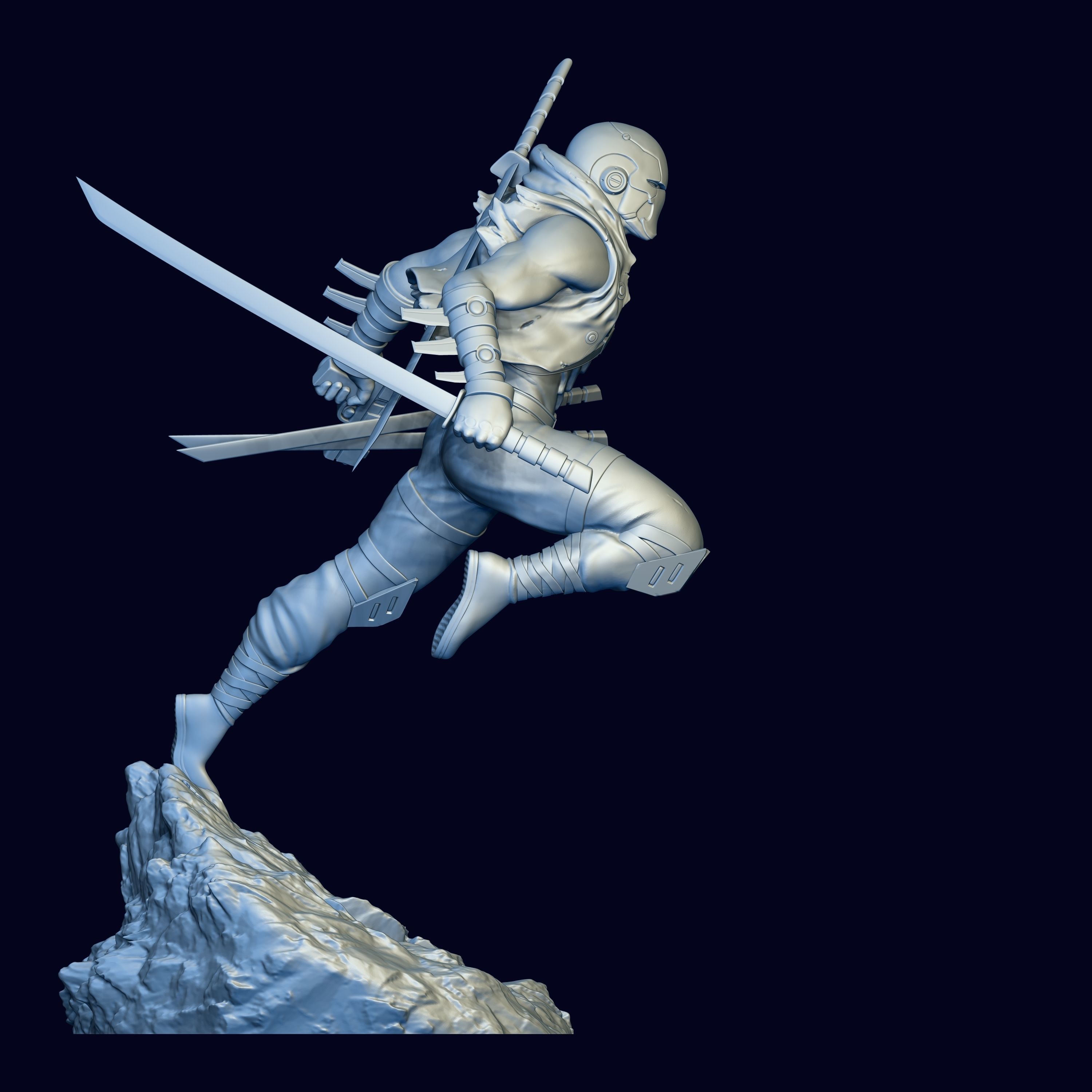 Red Ronin 3D model 3D printable | CGTrader